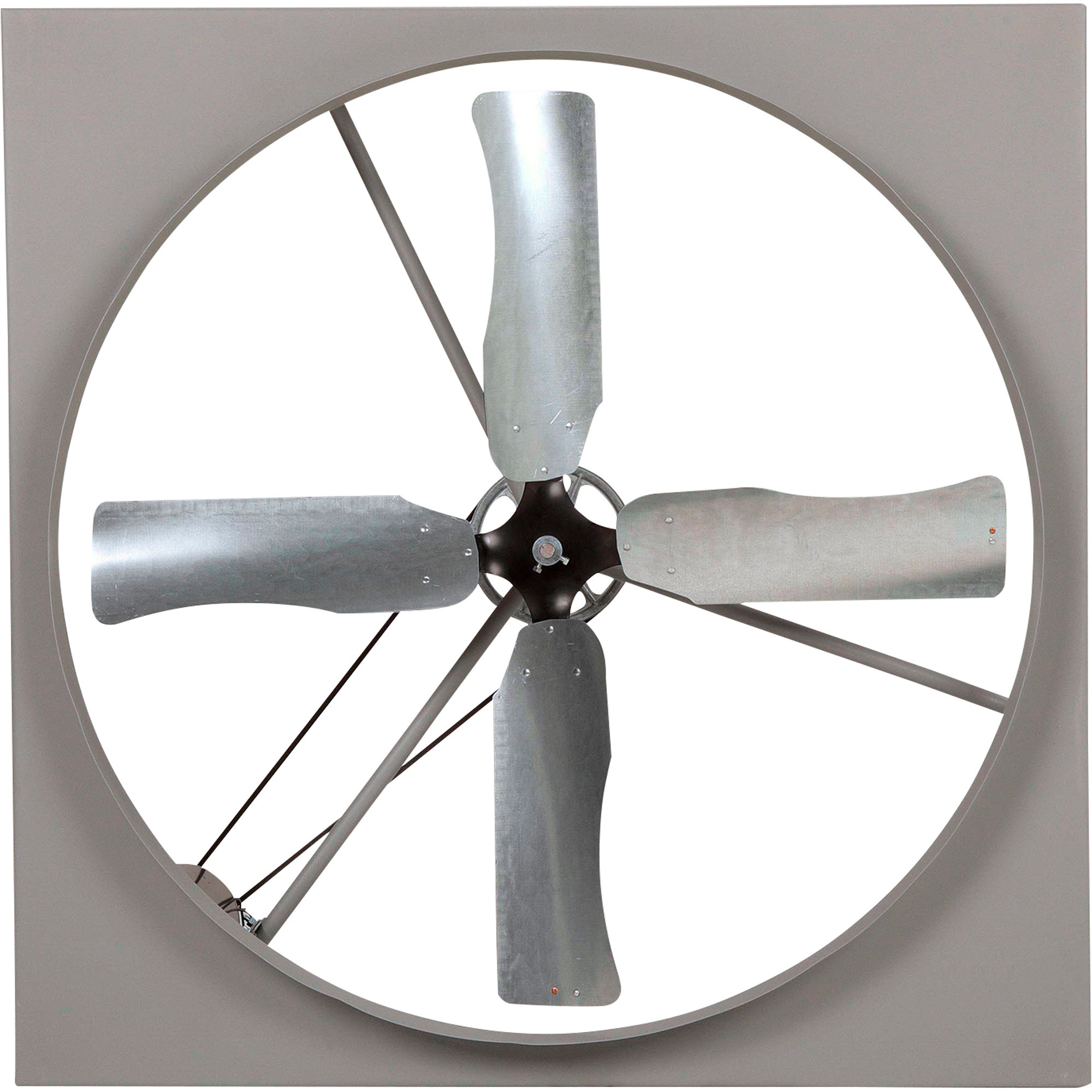 TPI Commercial Belt Drive 3-Phase Exhaust Fan, 48in., 23,500 CFM, 1 HP ...