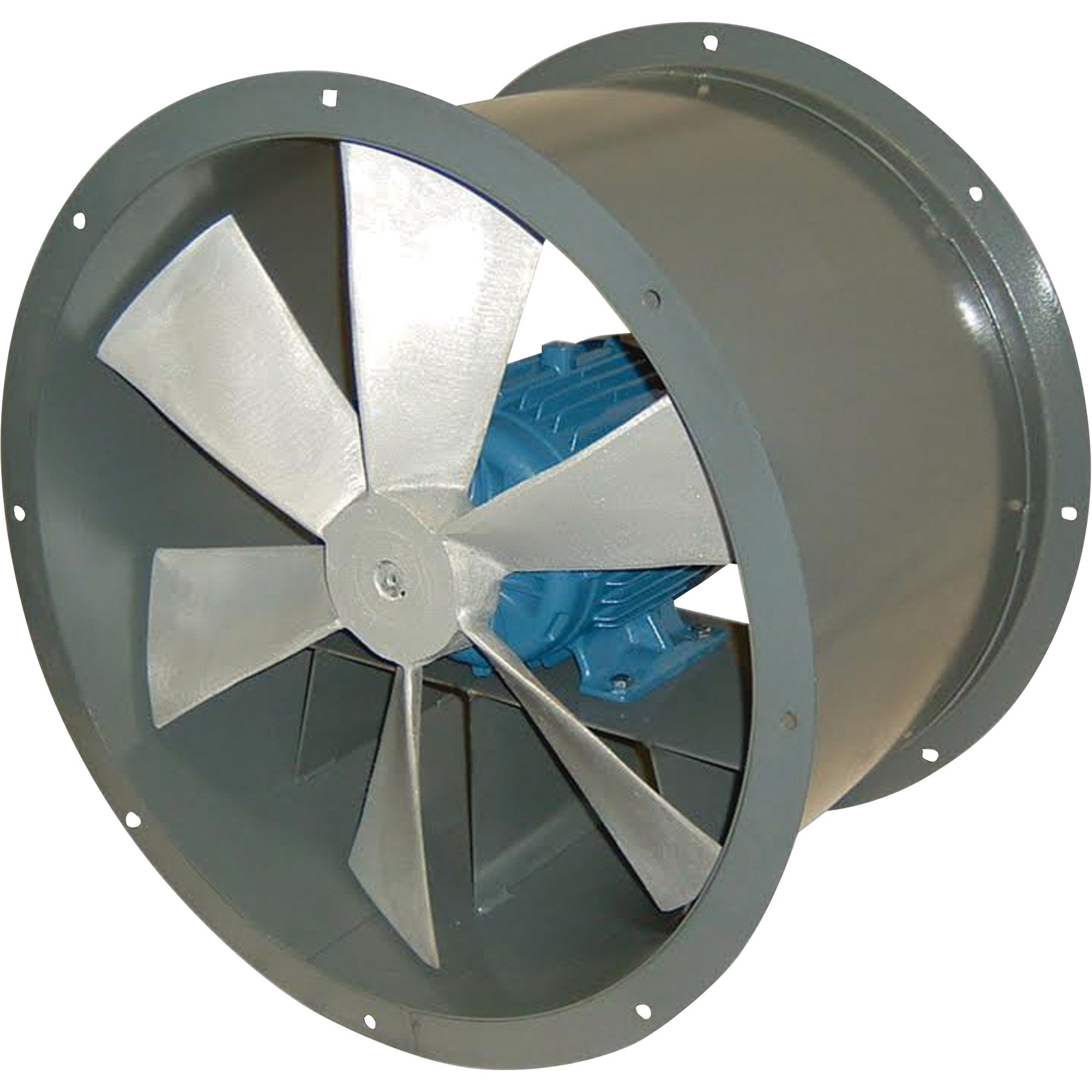 TPI Tubeaxial Direct Drive Duct Fan — 8980 CFM, 30in., 3-Phase, Model ...