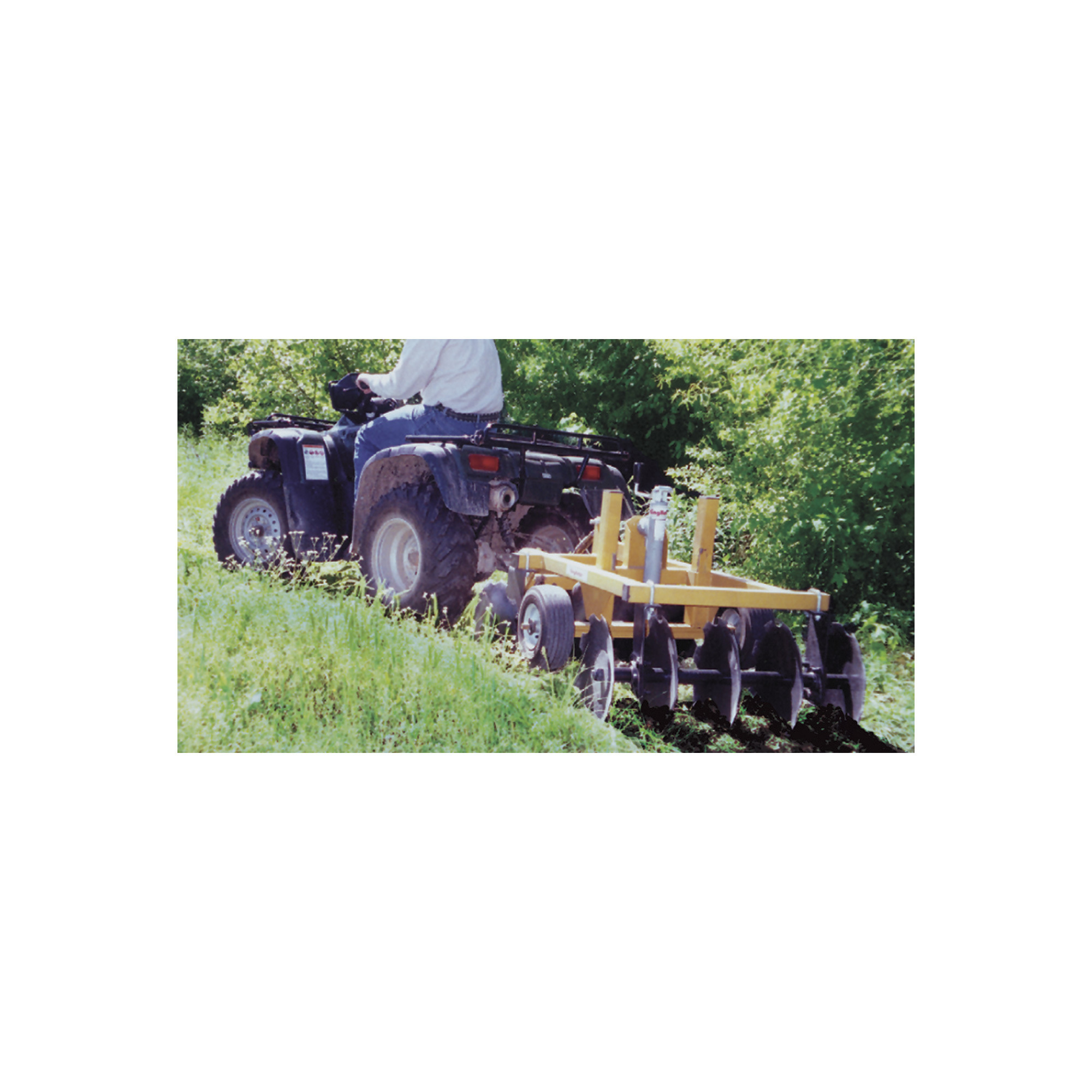 King Kutter Tow-Behind Garden Tractor/ATV Compact Disc, 33in. Working ...
