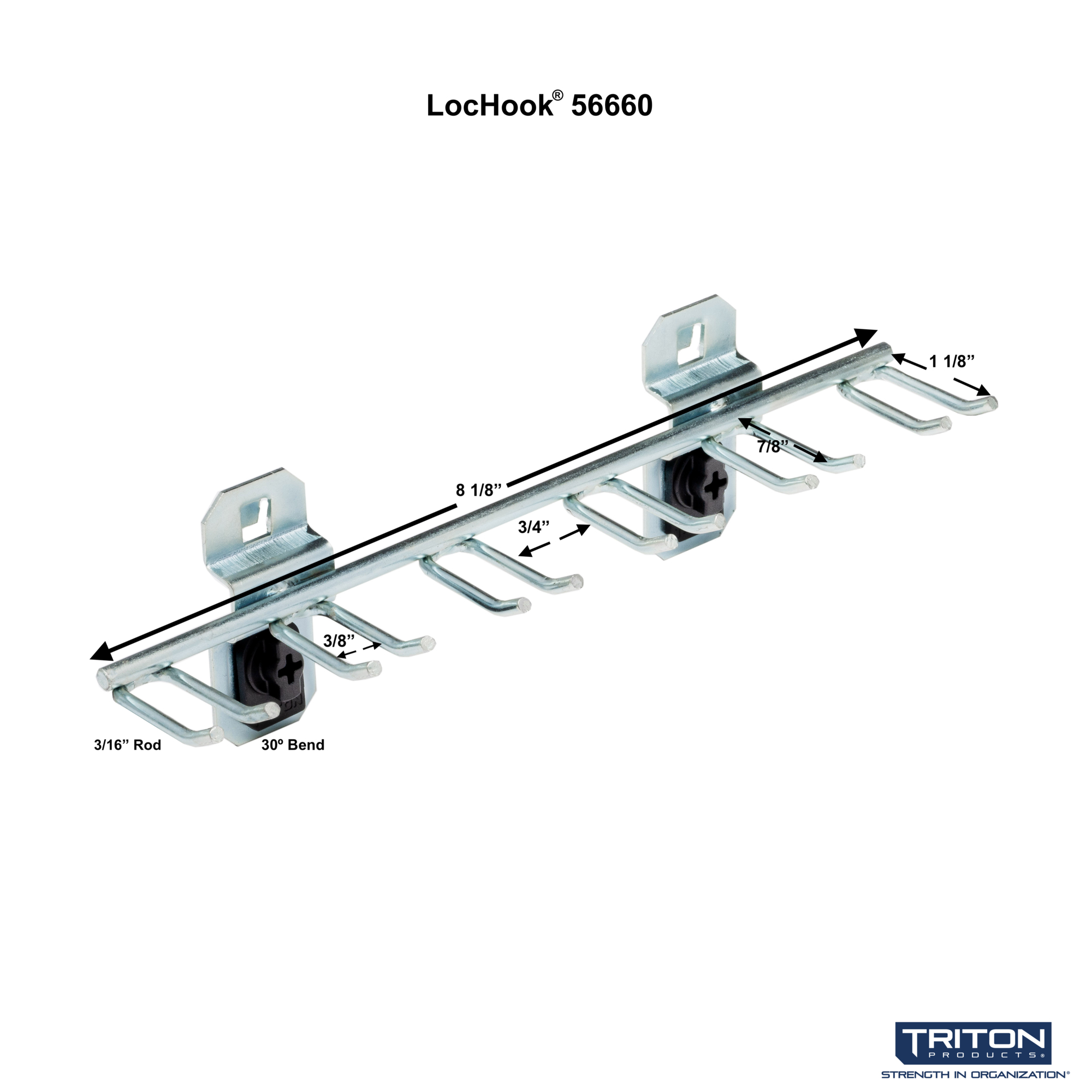 Triton Products LocHooks Multi-Prong Tool Holder, Model 56660 ...