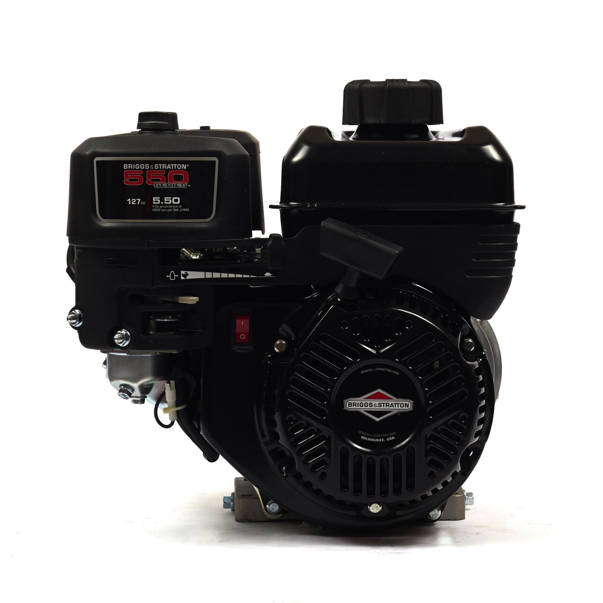 Briggs & Stratton 550 Series Horizontal OHV Engine, 127cc, 3/4in. dia ...