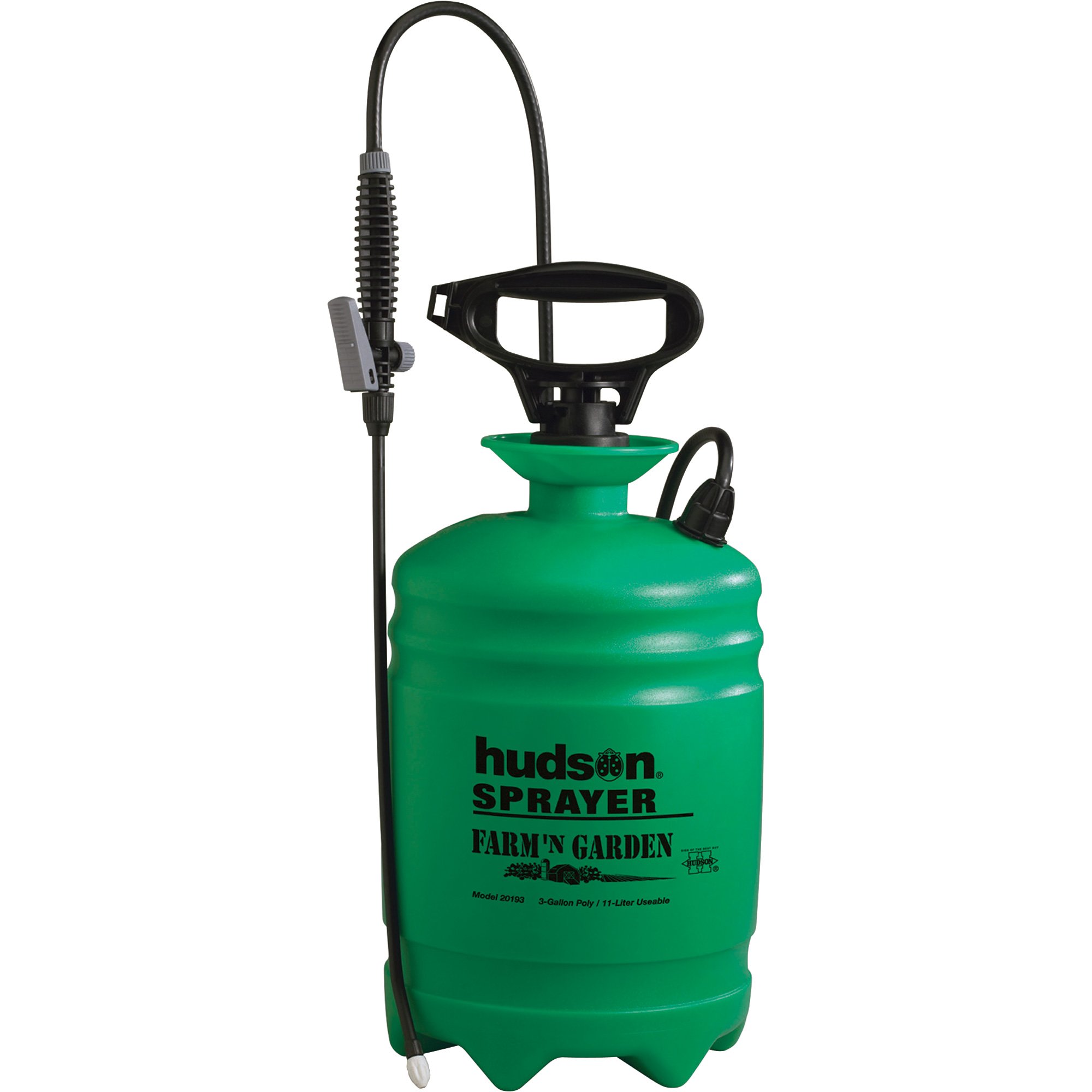 Hudson Farm and Garden Portable Sprayer — 3-Gallon Capacity, 40 PSI ...