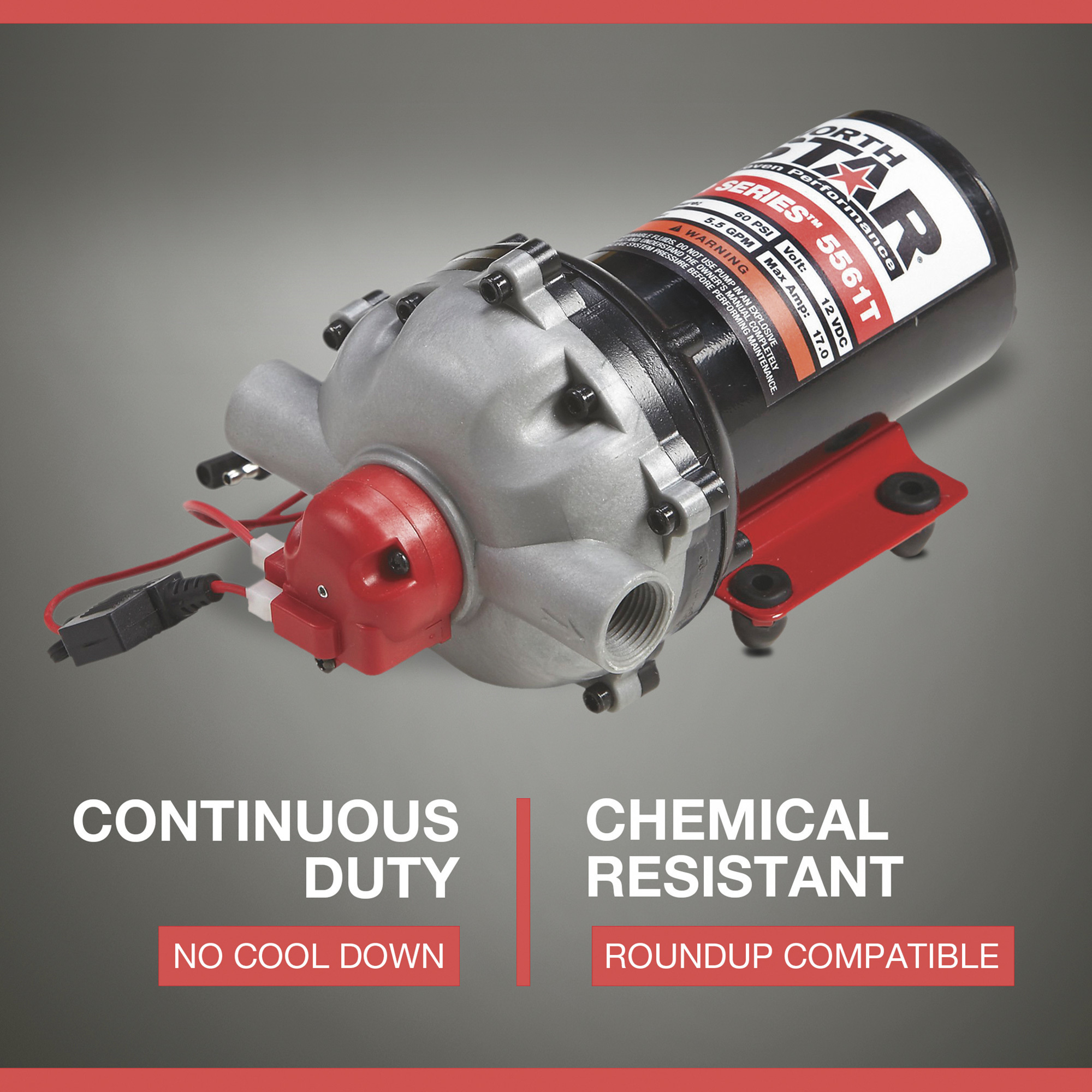 NorthStar NSQ Series 12V On-Demand Sprayer Diaphragm Pump, 5.5 GPM ...