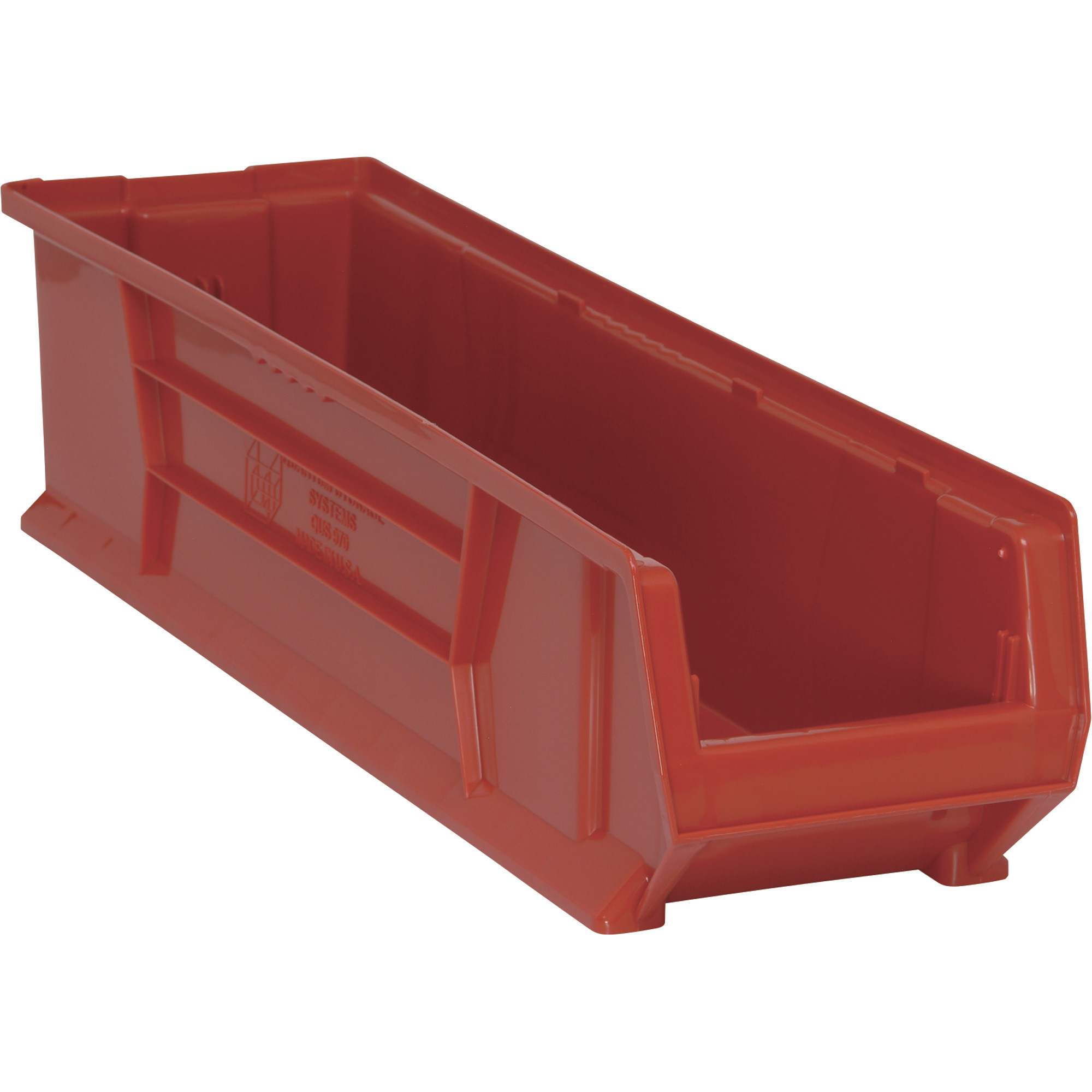 Quantum Storage Hulk Bins, 6-Pack, 29 7/8in.L x 8 1/4in.W x 7in.H, Red ...