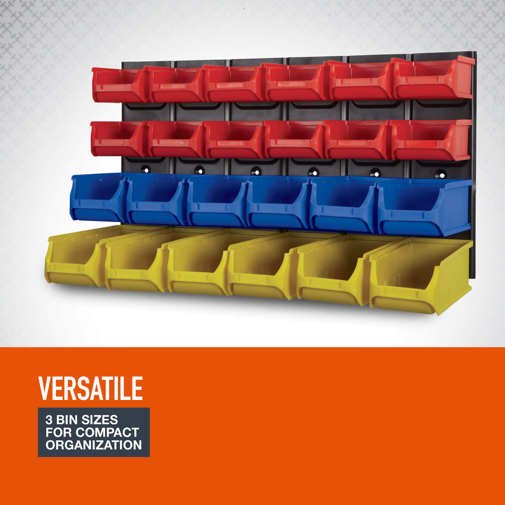 Ironton Metal Louvered Panel System with 24 Bins | Northern Tool