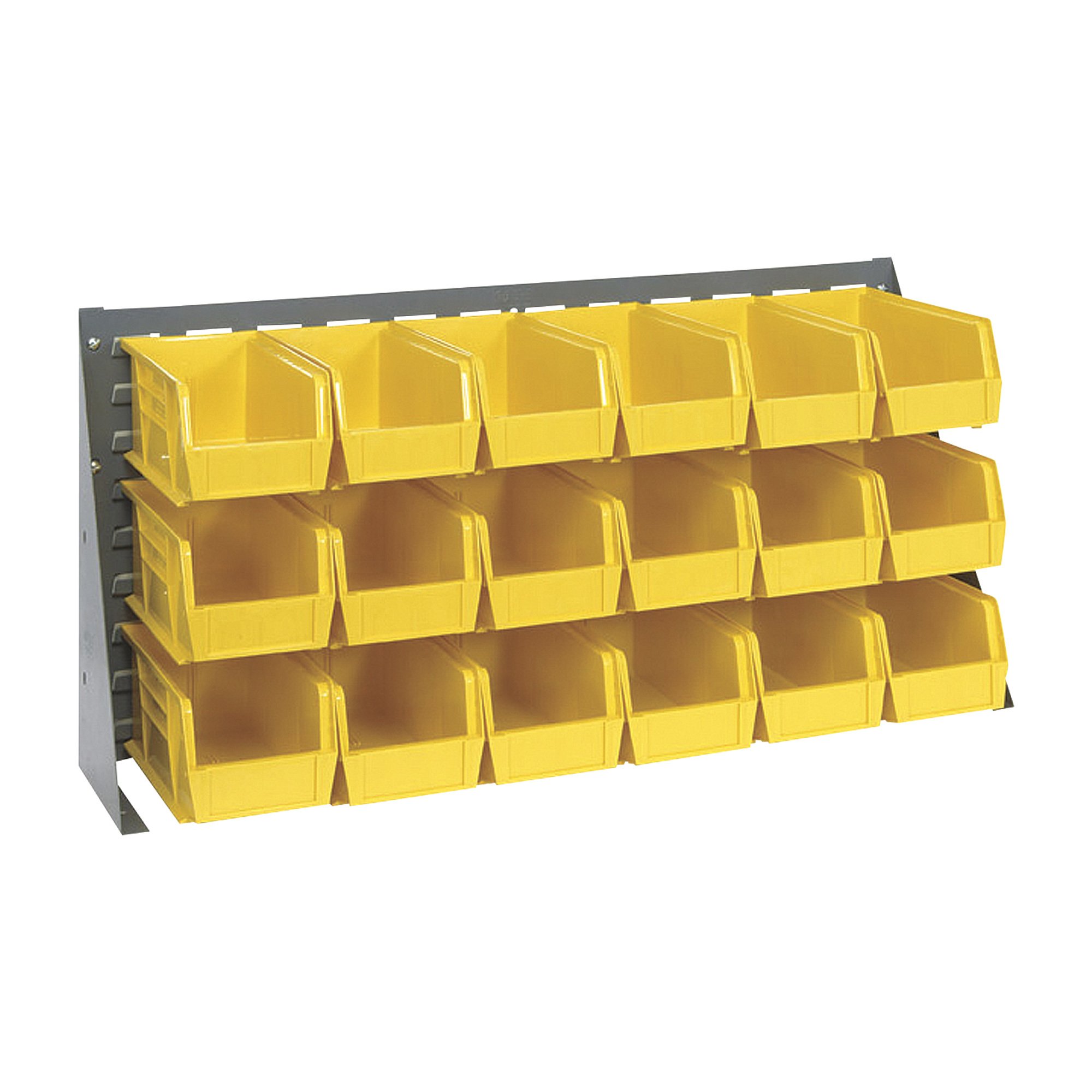 Quantum Storage Bench Rack with 18 Bins — 36in.L x 8in.W x 19in.H Rack ...