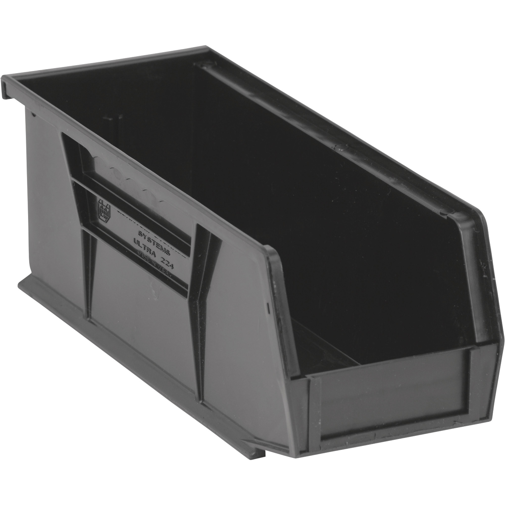 Quantum Storage Heavy Duty Stacking Bins, 10 7/8in. x 4 1/8in. x 4in ...