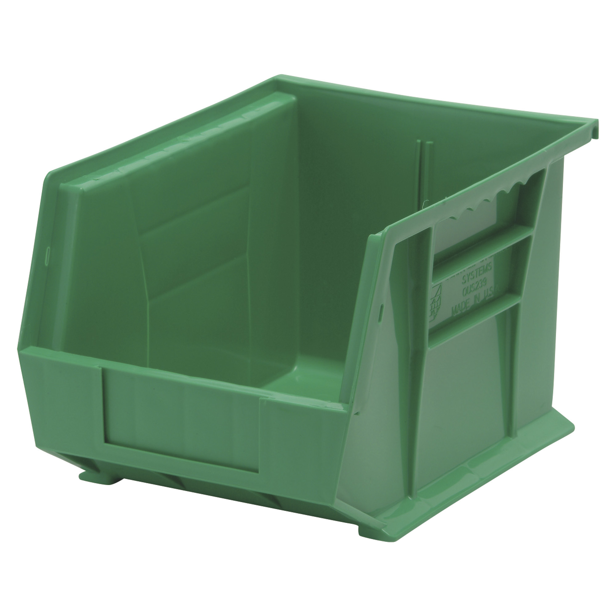 Quantum Storage Heavy Duty Stacking Bins, 10 3/4in. x 8 3/4in. x 7in ...