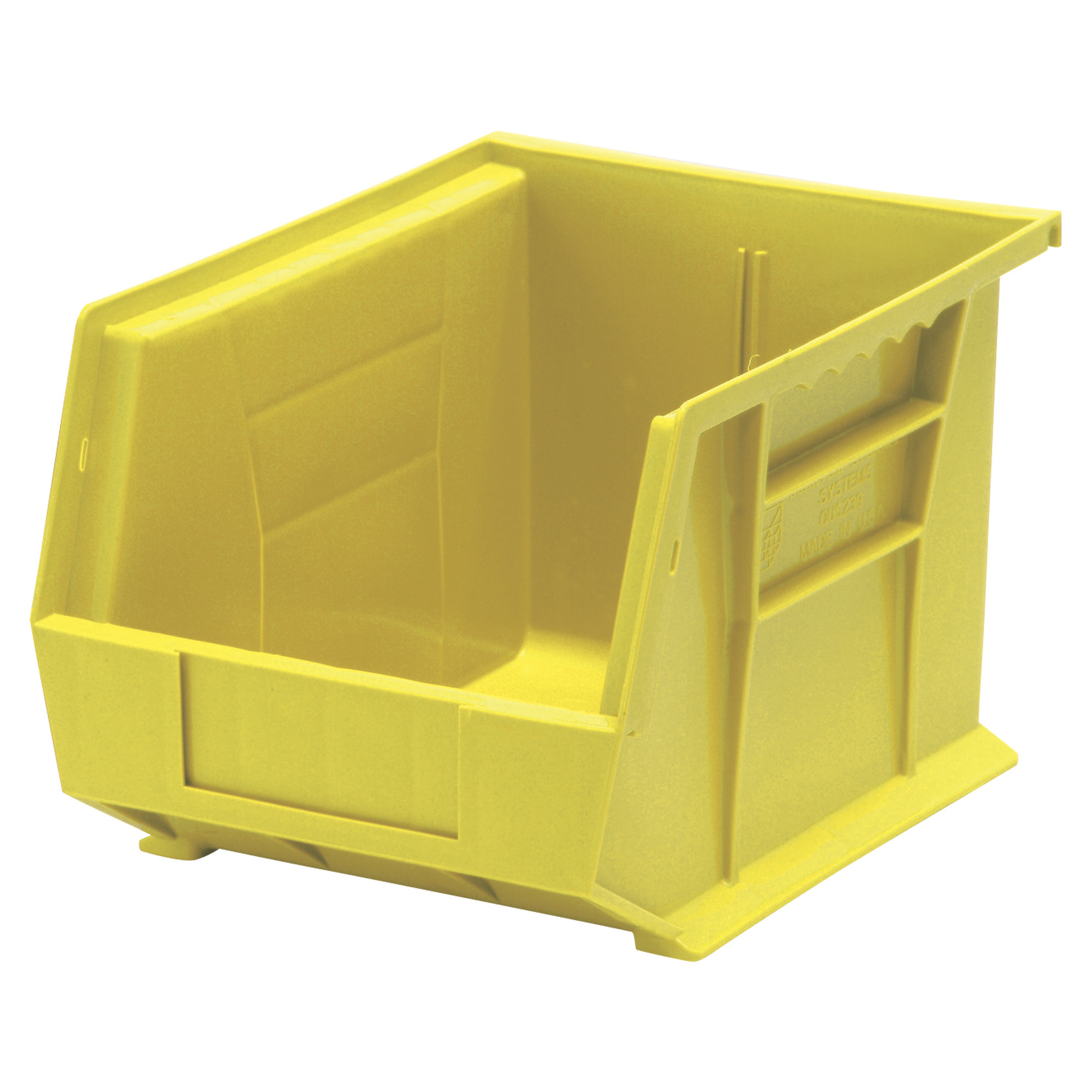 Quantum Storage Heavy Duty Stacking Bins, 10 3/4in. x 8 3/4in. x 7in ...