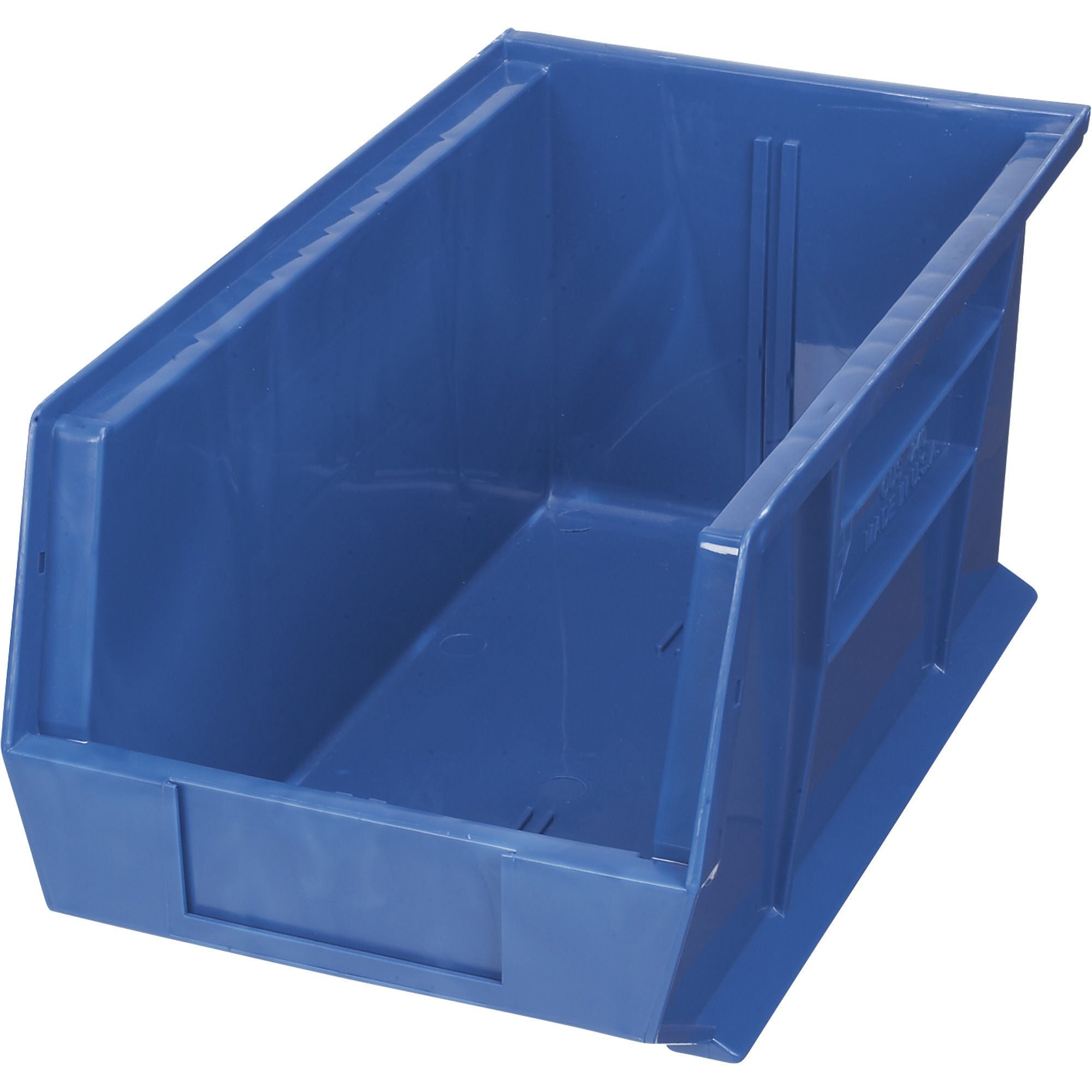 Quantum Storage Heavy Duty Stacking Bins, 14 3/4in. x 8 1/4in. x 7in ...