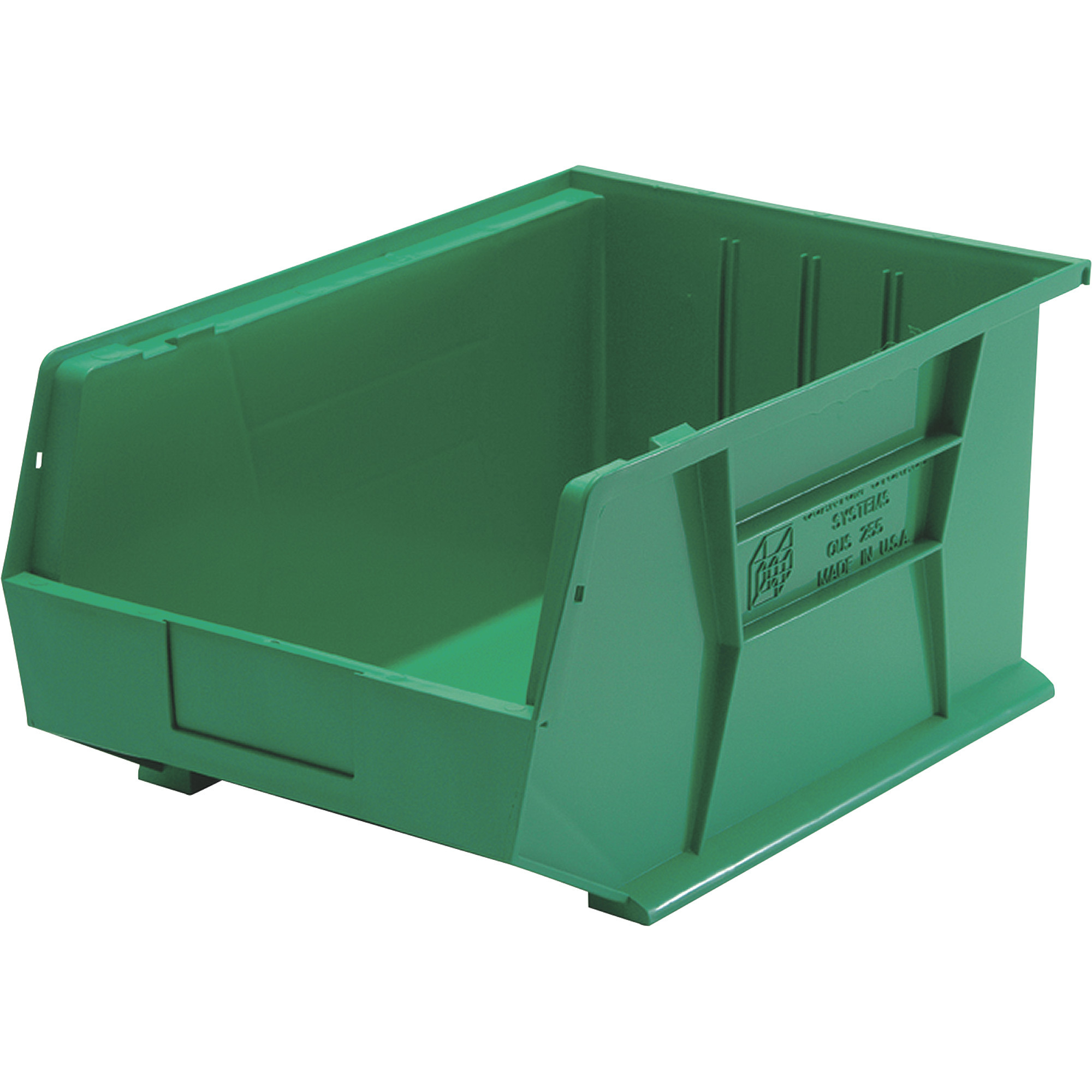 Quantum Storage Heavy Duty Stacking Bins, 16in. x 11in. x 8in. Size ...