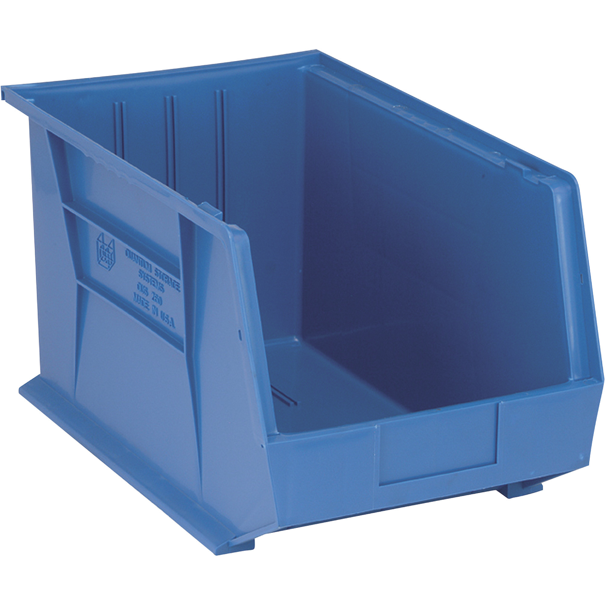 Quantum Storage Heavy Duty Stacking Bins, 18in. x 11in. x 10in. Size ...