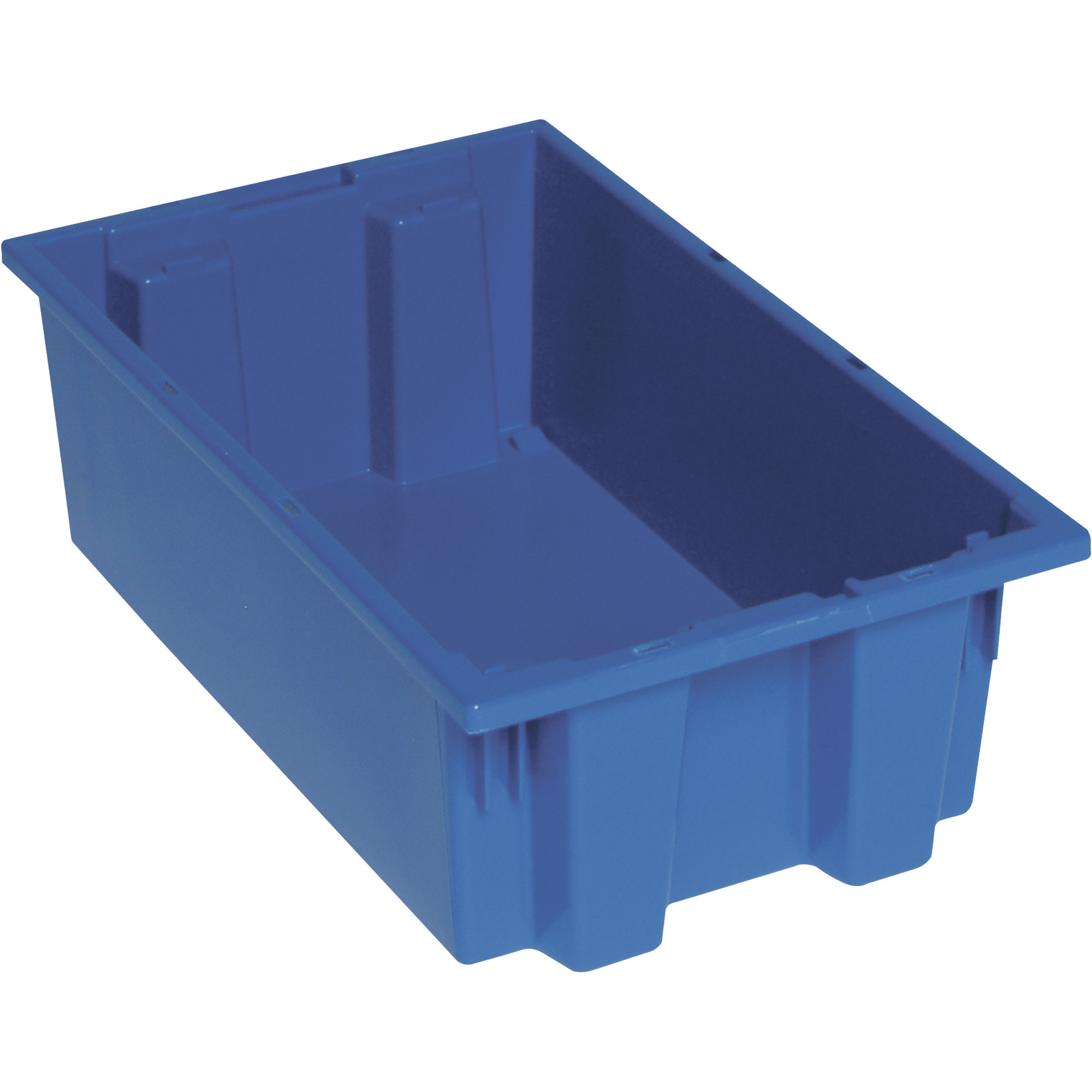 Quantum Storage Stack and Nest Tote Bin, 18in. x 11in. x 6in. Size ...