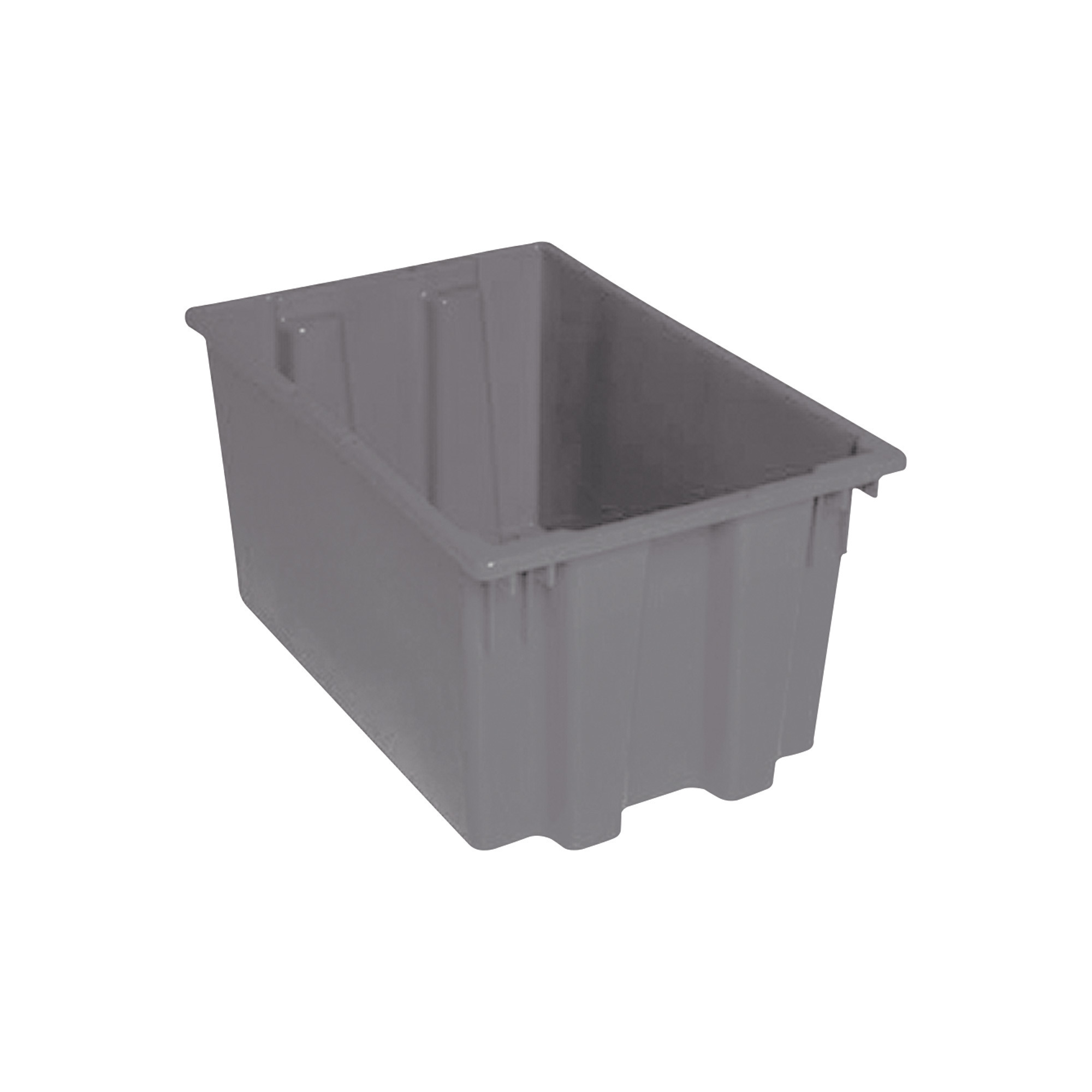 Quantum Storage Stack and Nest Tote Bin, 23 1/2in. x 15 1/2in. x 12in ...