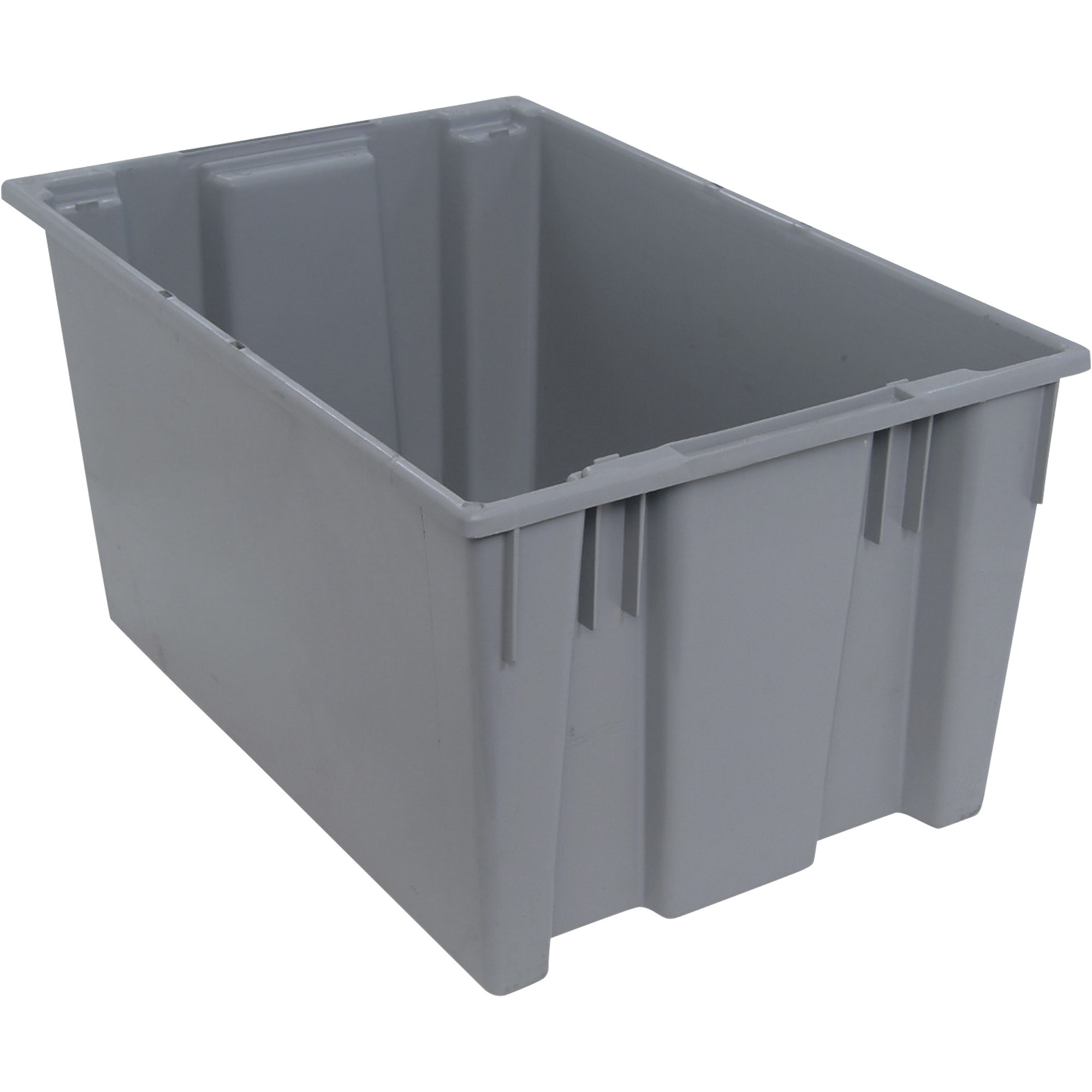 Quantum Storage Stack and Nest Tote Bin, 29 1/2in. x 19 1/2in. x 15in ...
