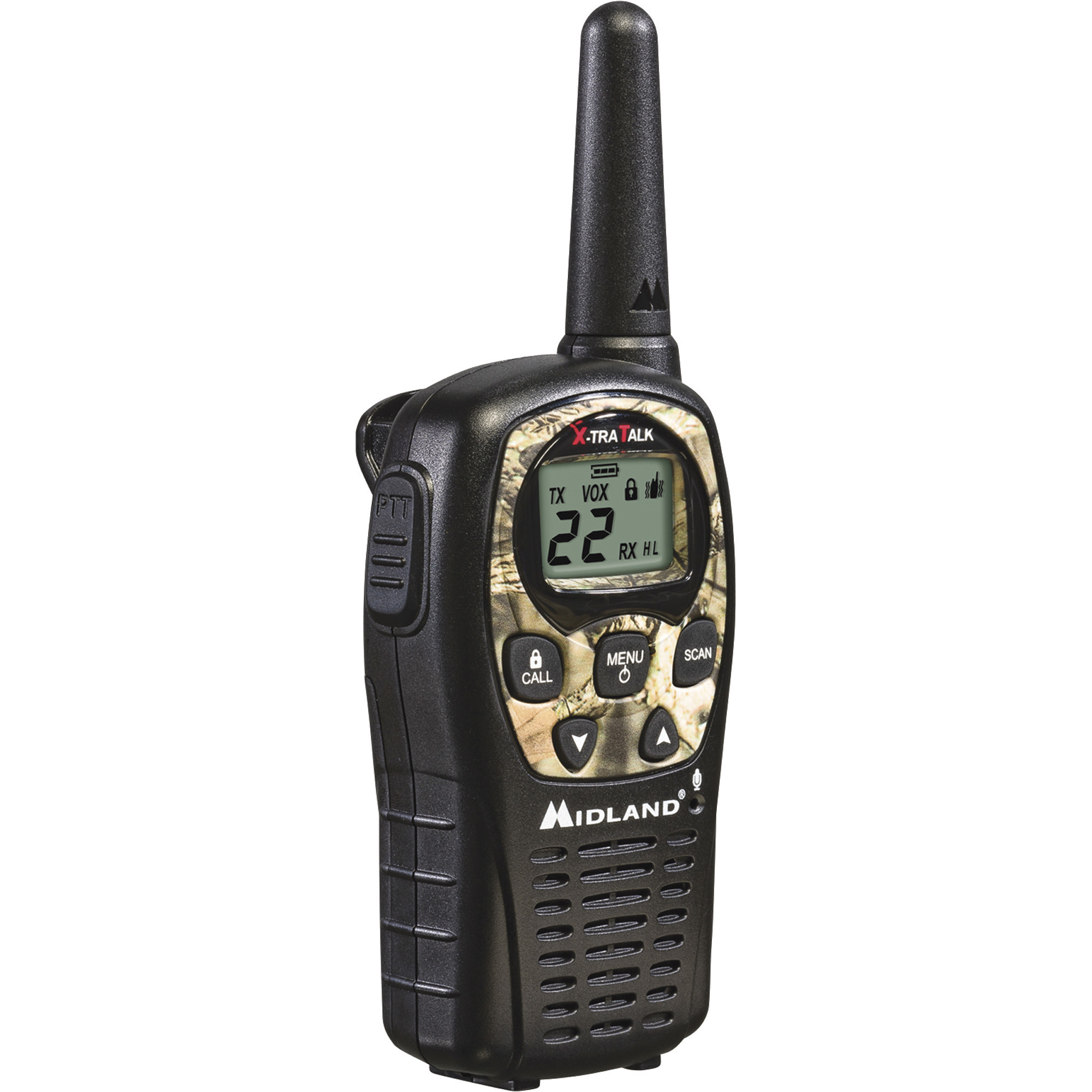 Midland Handheld GMRS Radio — Pair, 24-Mile Range, Mossy Oak Breakup ...