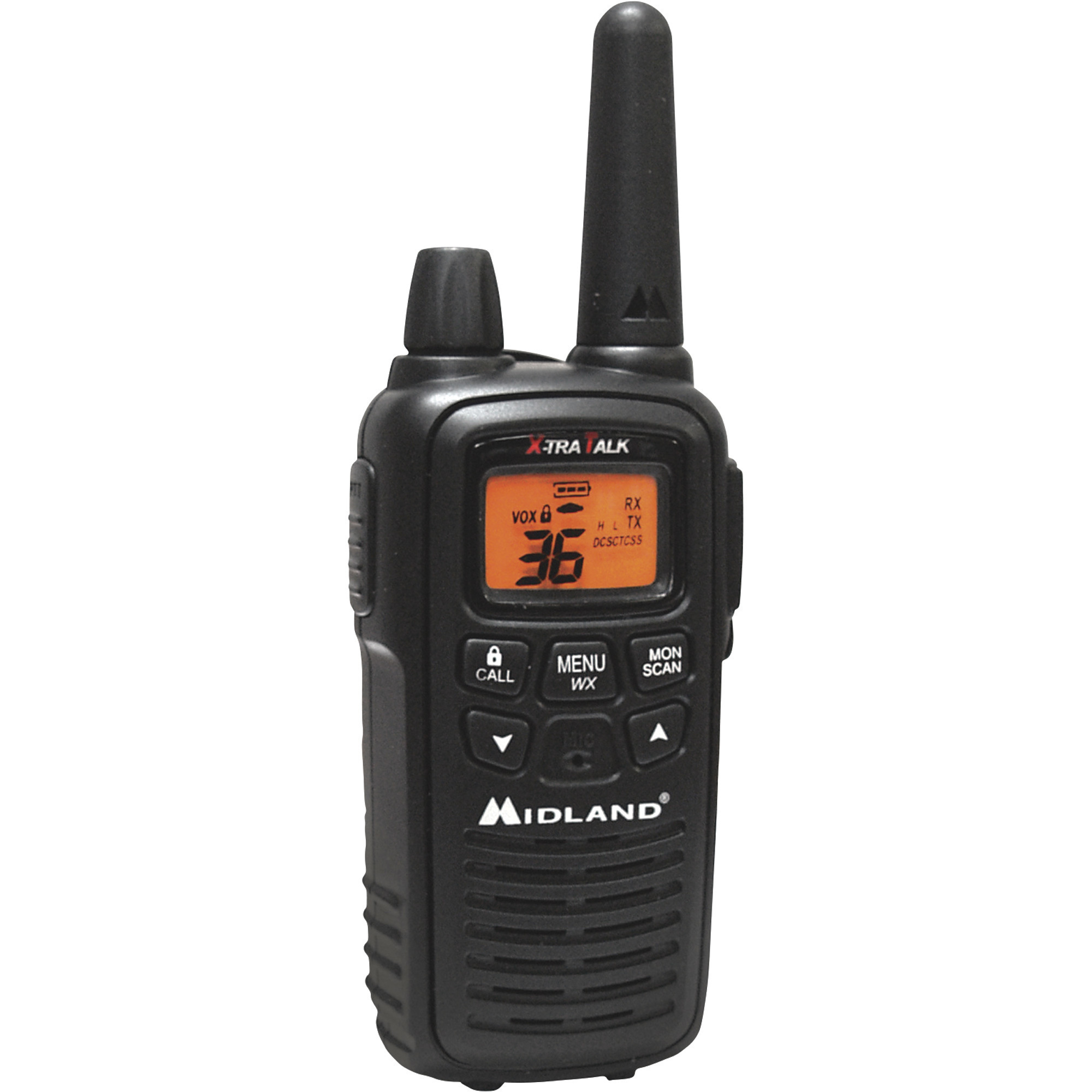 Midland Handheld GMRS Radio, Pair, 30-Mile Range, Model# LXT600VP3 ...