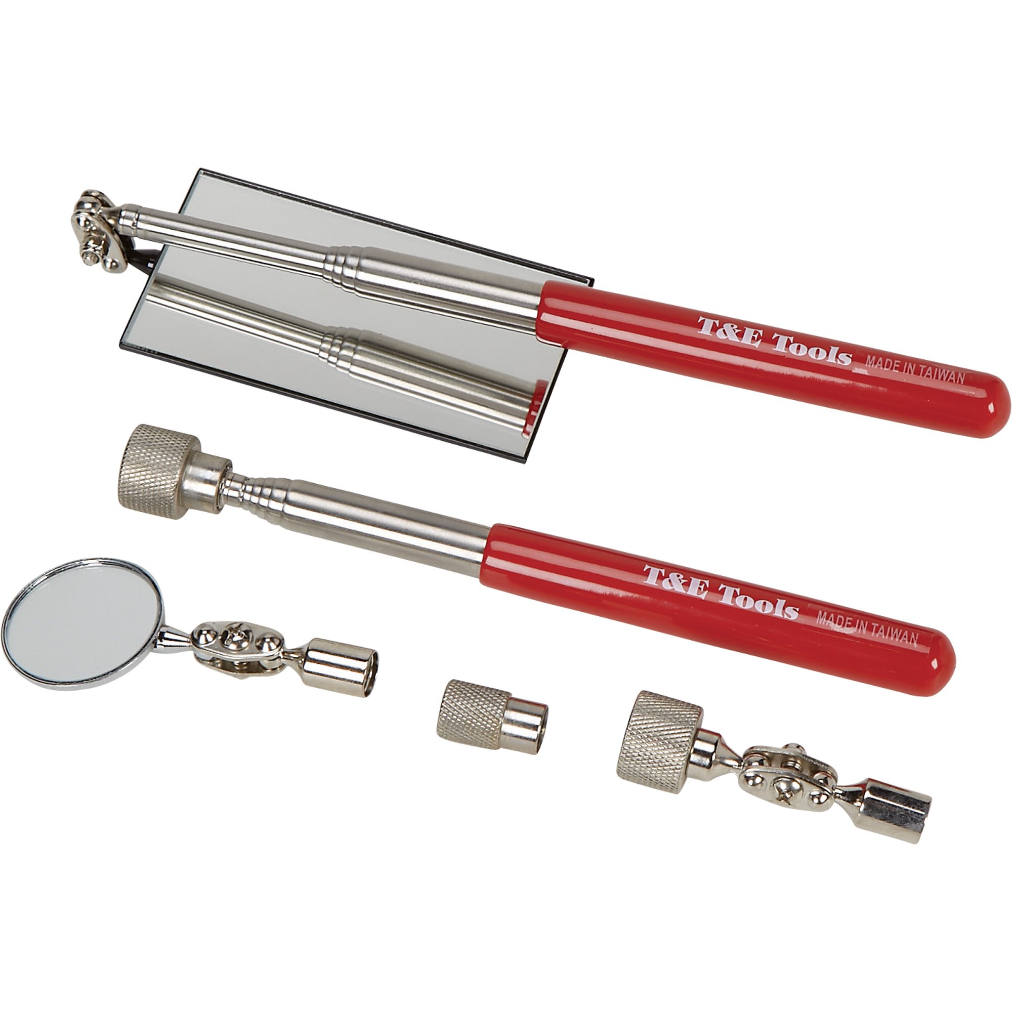 Steel Mirror and Magnet Set — 5-Pcs. | Northern Tool