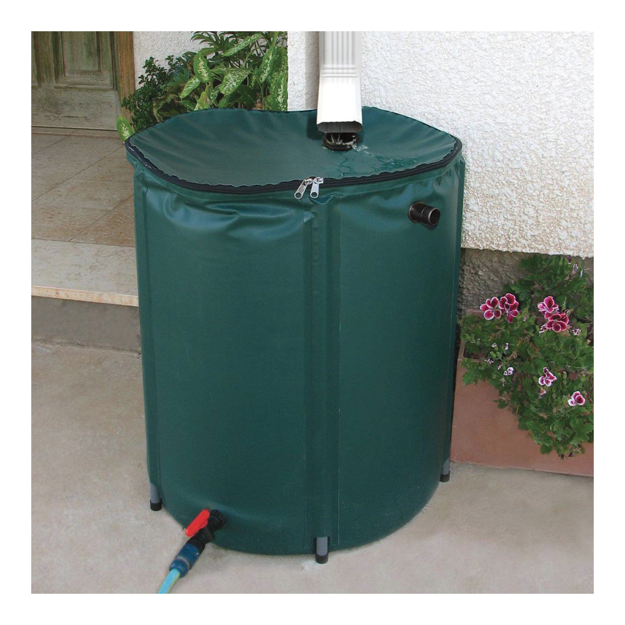 Heaven + Earth Collapsible Rain Barrel — 52-Gallon Capacity, Model ...