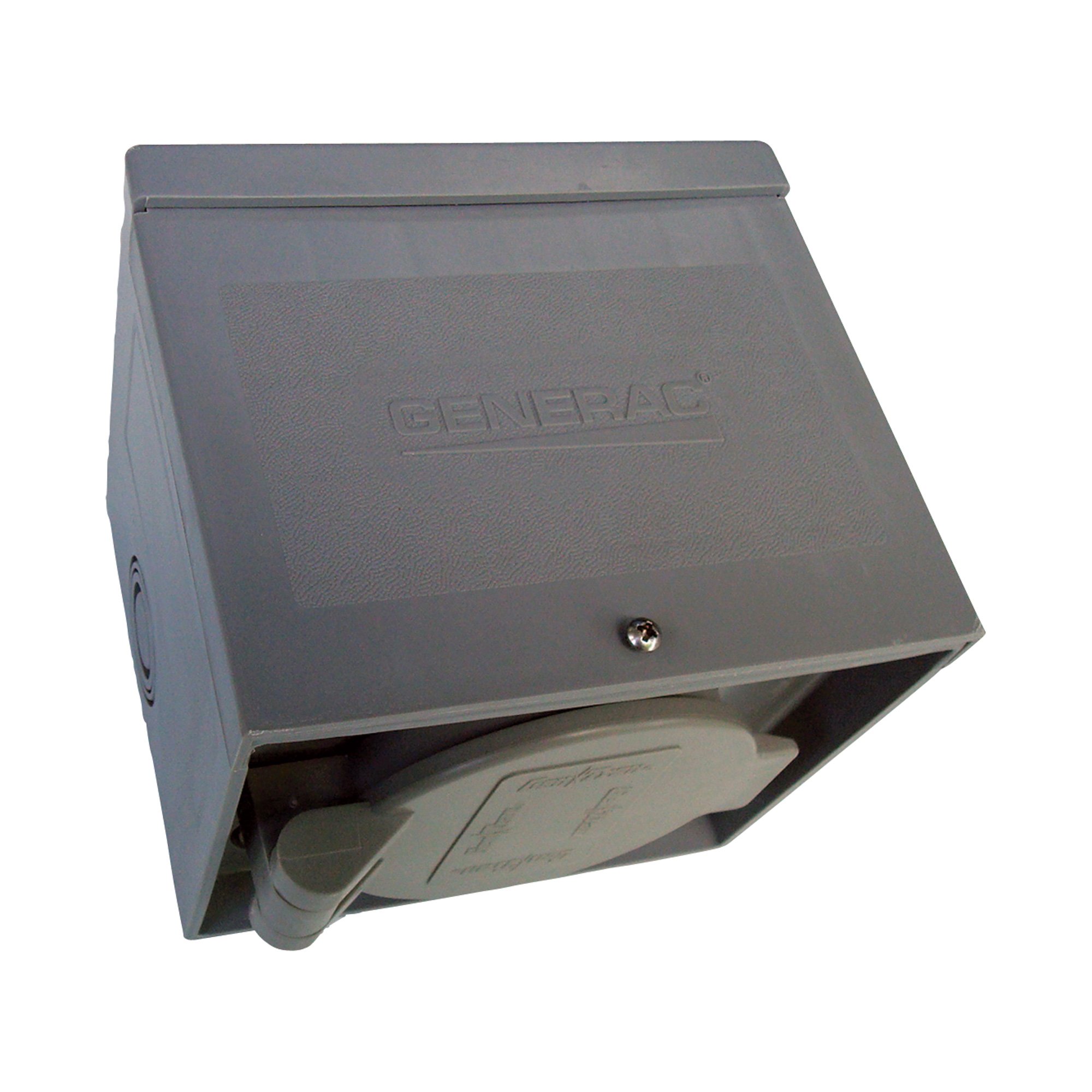 Generac Nonmetallic Raintight Inlet Box with Spring-Loaded Lid — 20 ...