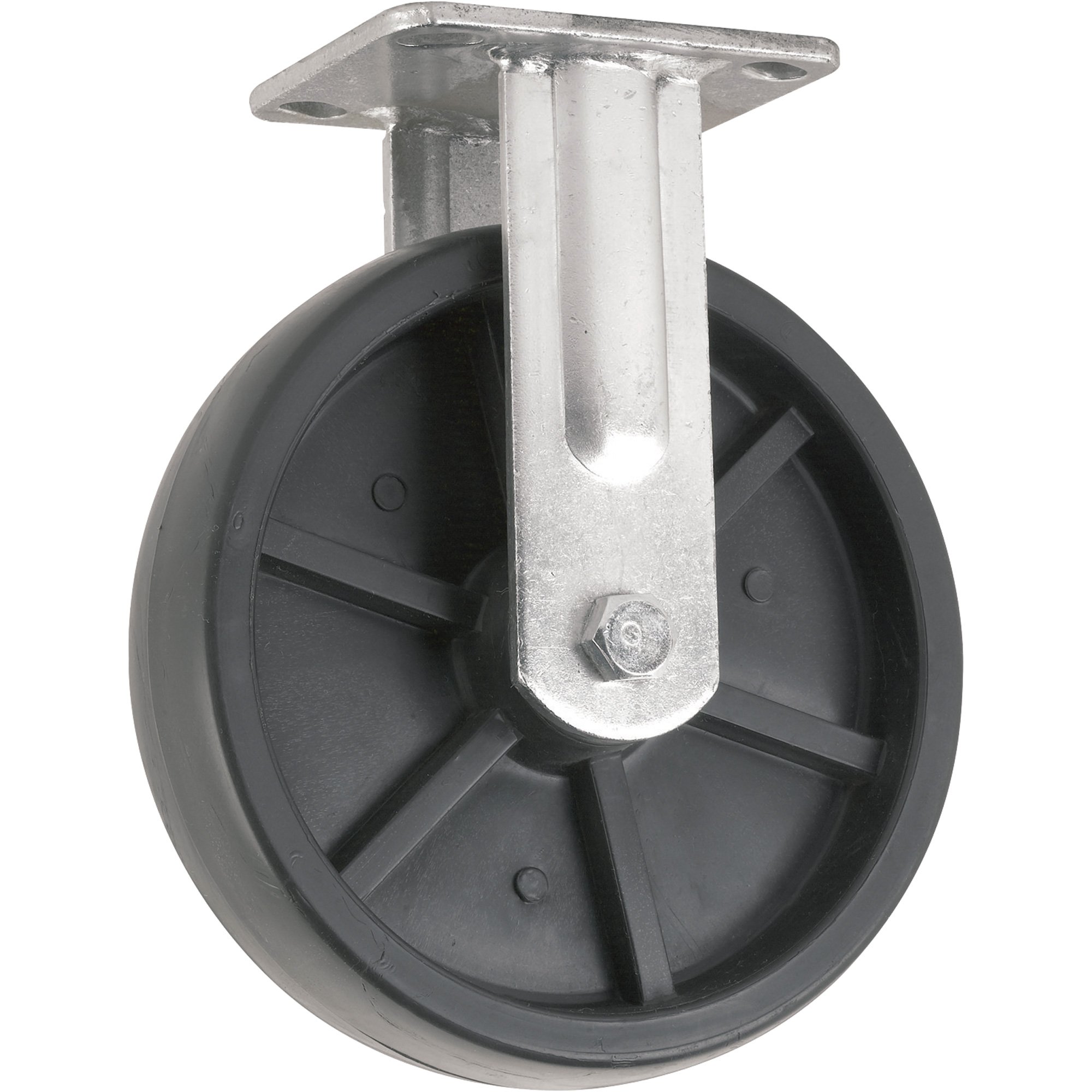 Titan Heavy-Duty Rigid Poly Caster — 8 In., 600-Lb. Capacity, Model ...