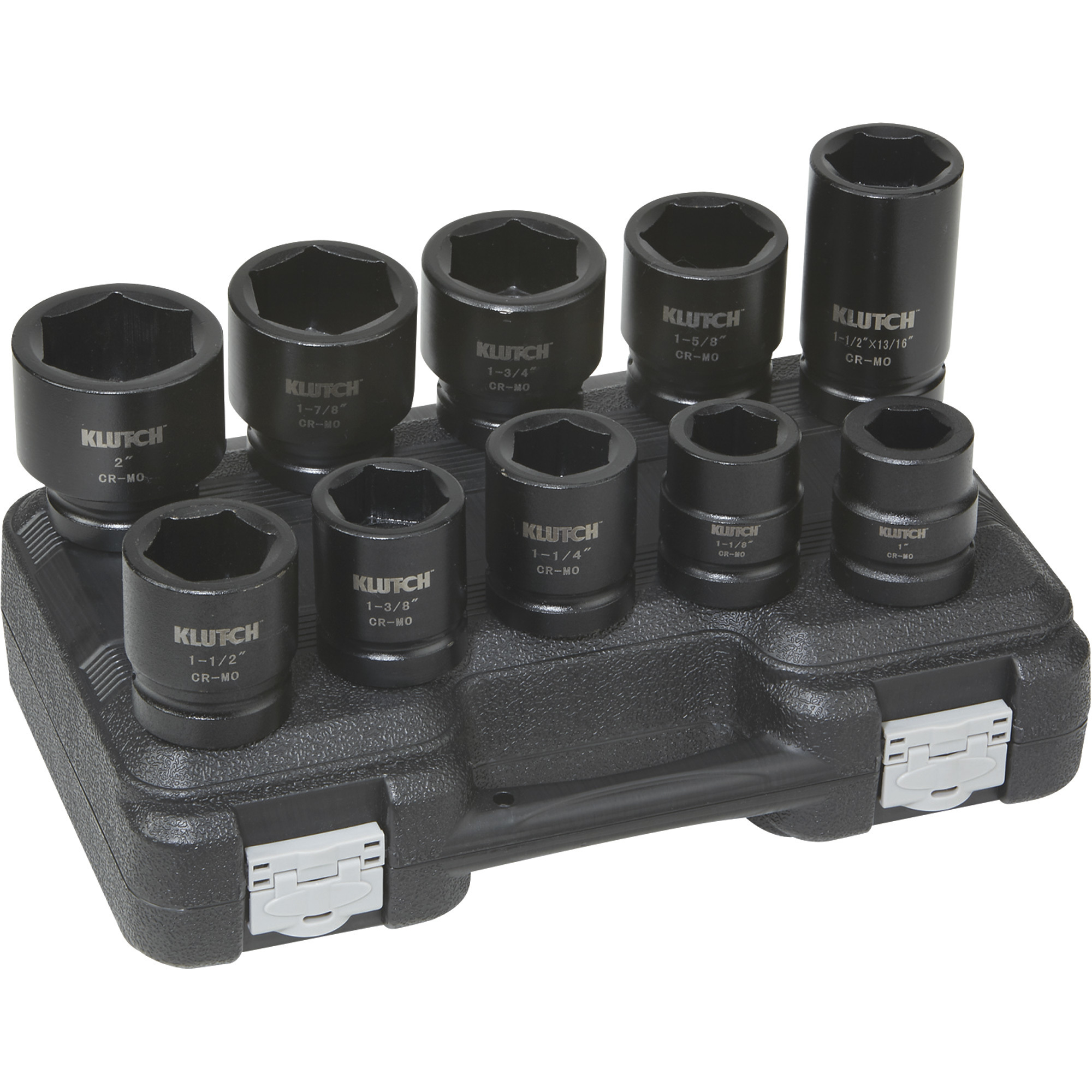 Klutch Impact Socket Set, 10-Pc., 1in.-Drive, SAE | Northern Tool
