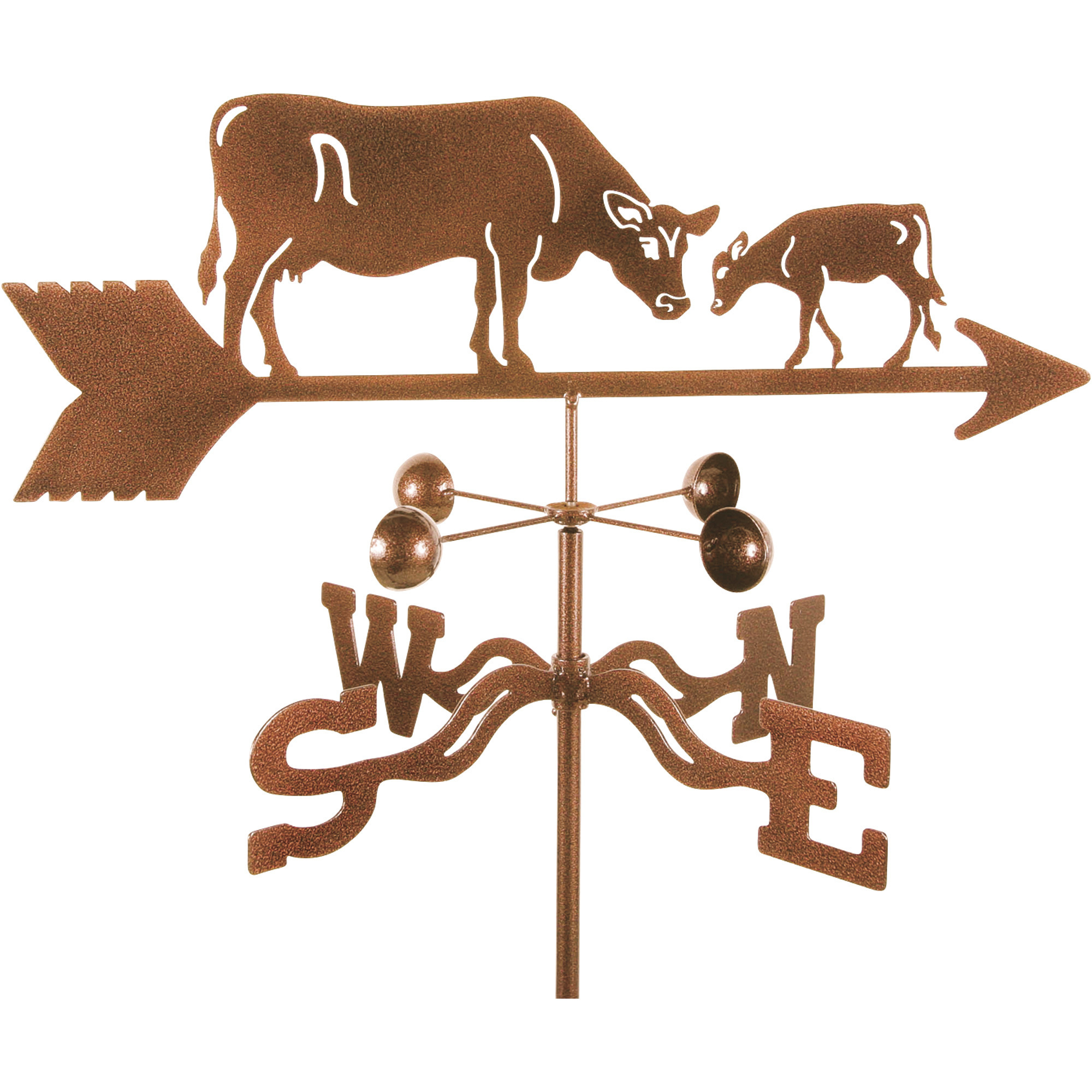 EZ Vane Roof Mount Weathervane, Cow with Calf, Model# EZ1304-RF ...