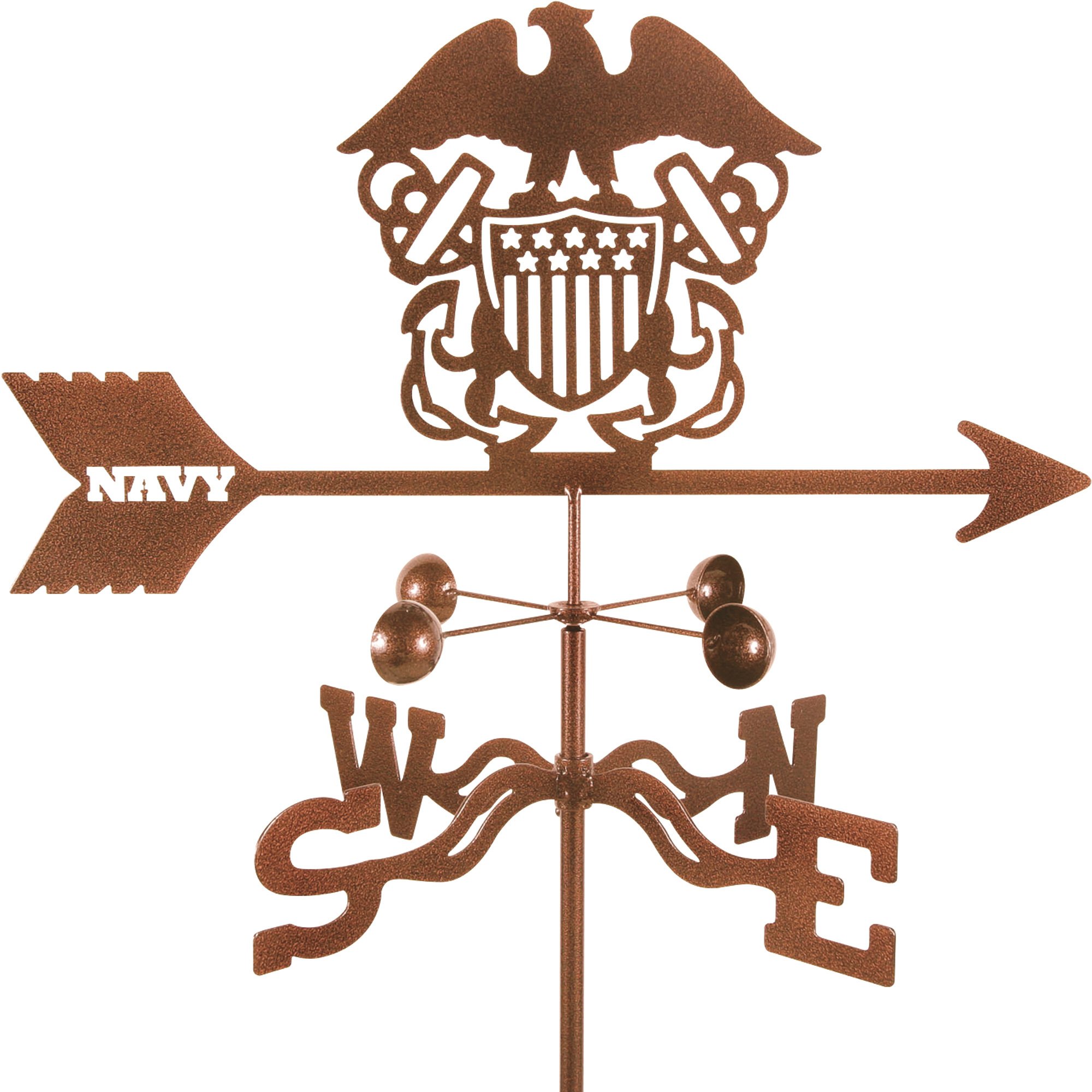 EZ Vane Roof Mount Weathervane — U.S. Navy, Model# EZ1709-RF | Northern ...