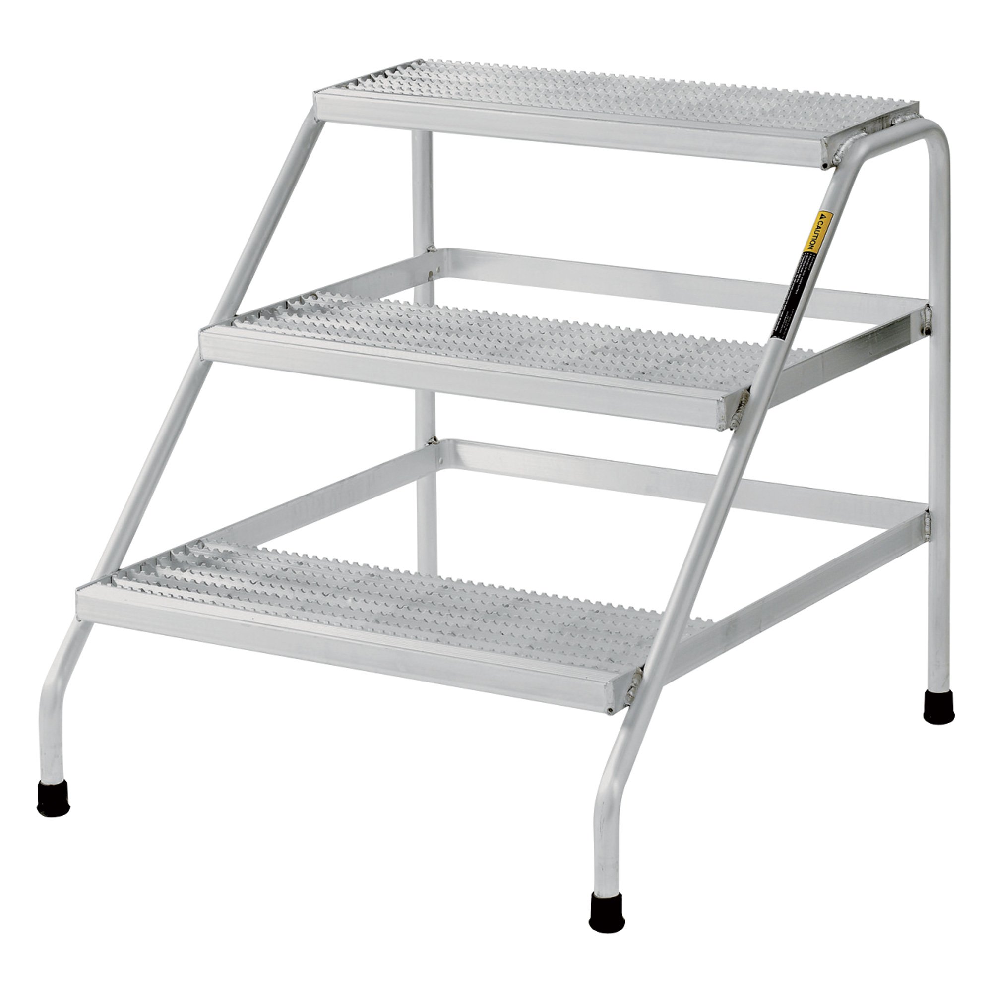 Bustin 3-Step Aluminum Service Platform — Assembly Required, 25 in. W x ...