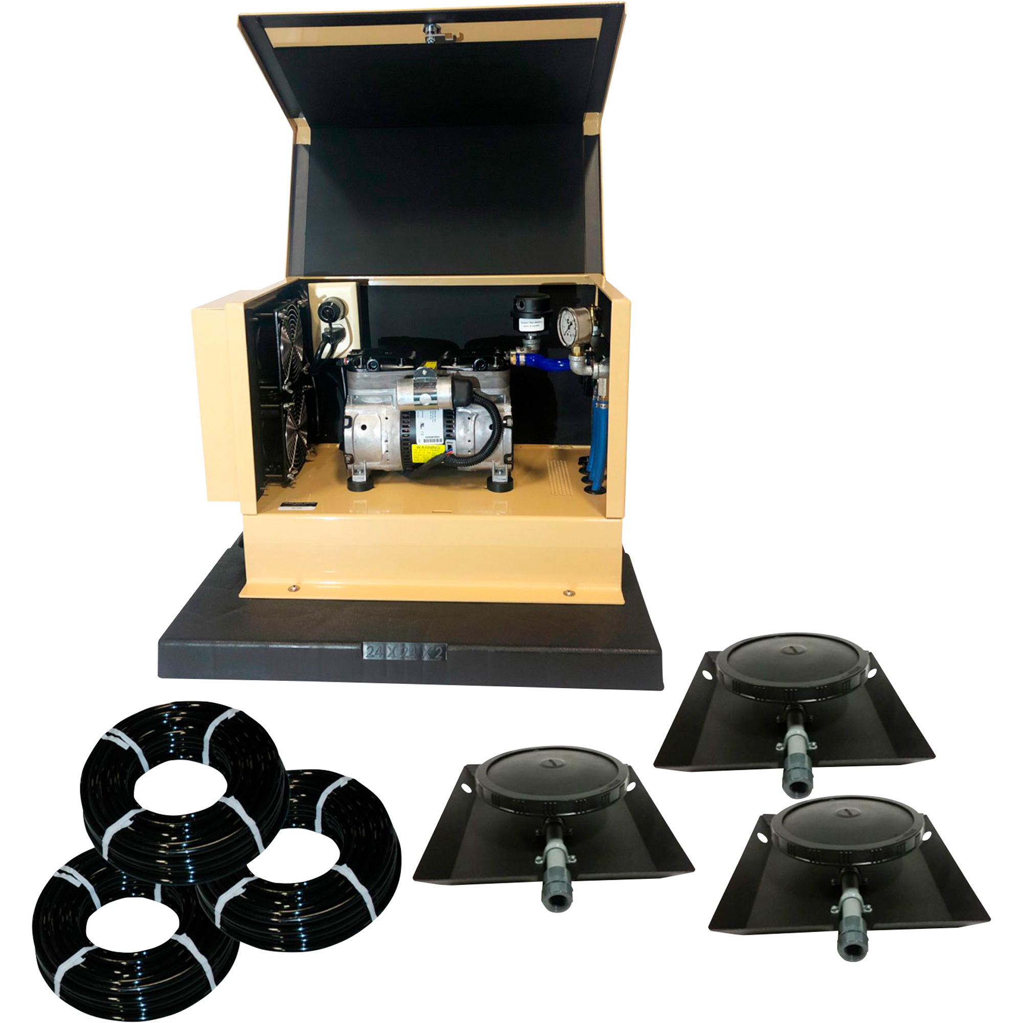 Outdoor Water Solutions AerMaster Pro 6 Electric Pond Aerator, 4.3 CFM ...