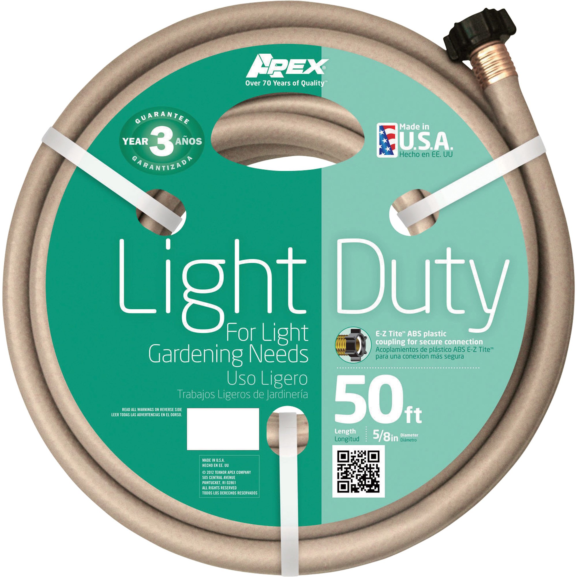 Teknor Apex Light-Duty Garden Hose — 5/8in. x 50ft., Model# 8400-50 | Northern Tool