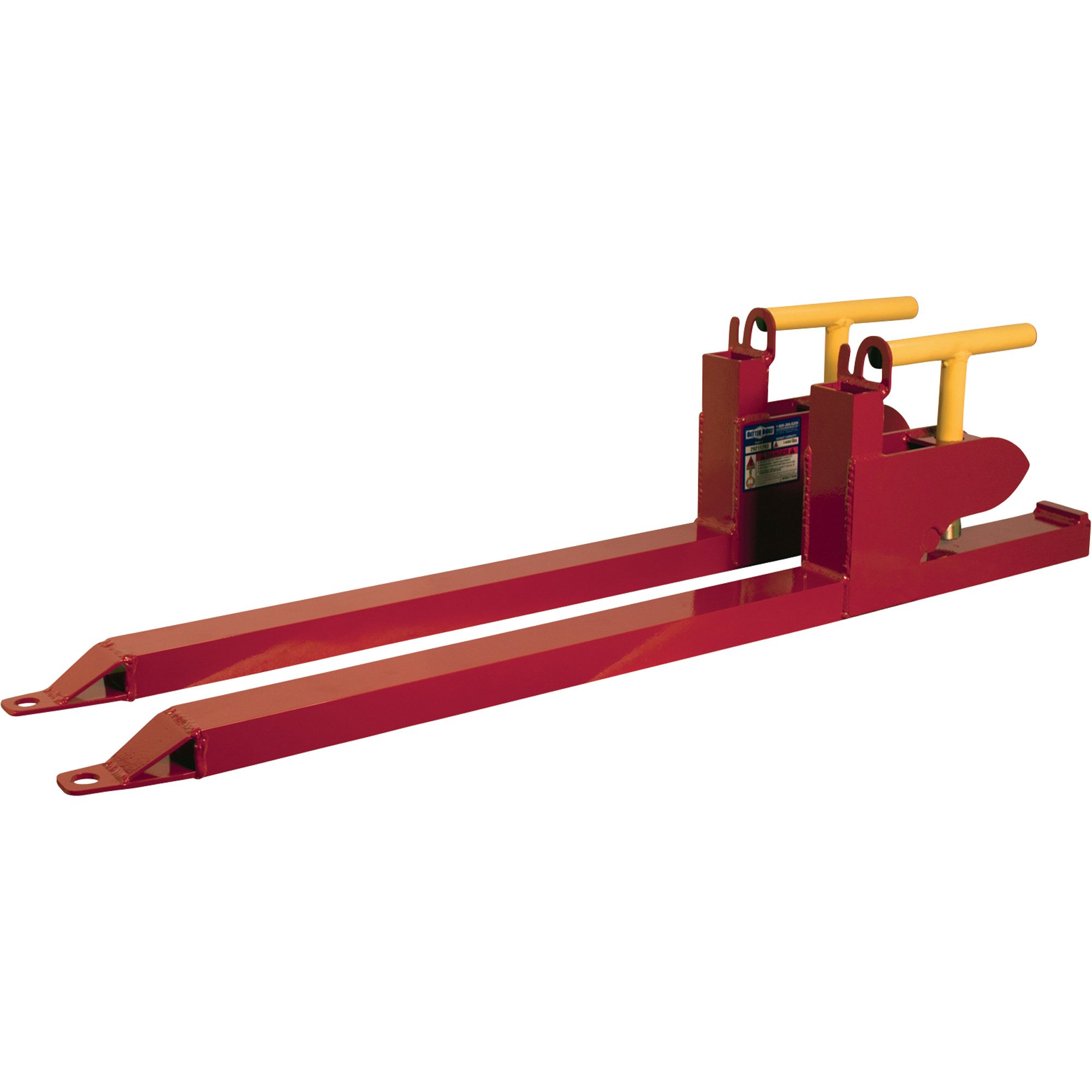 Load-Quip Aluminum Bucket Forks — 1400-Lb. Capacity, Red, Model ...