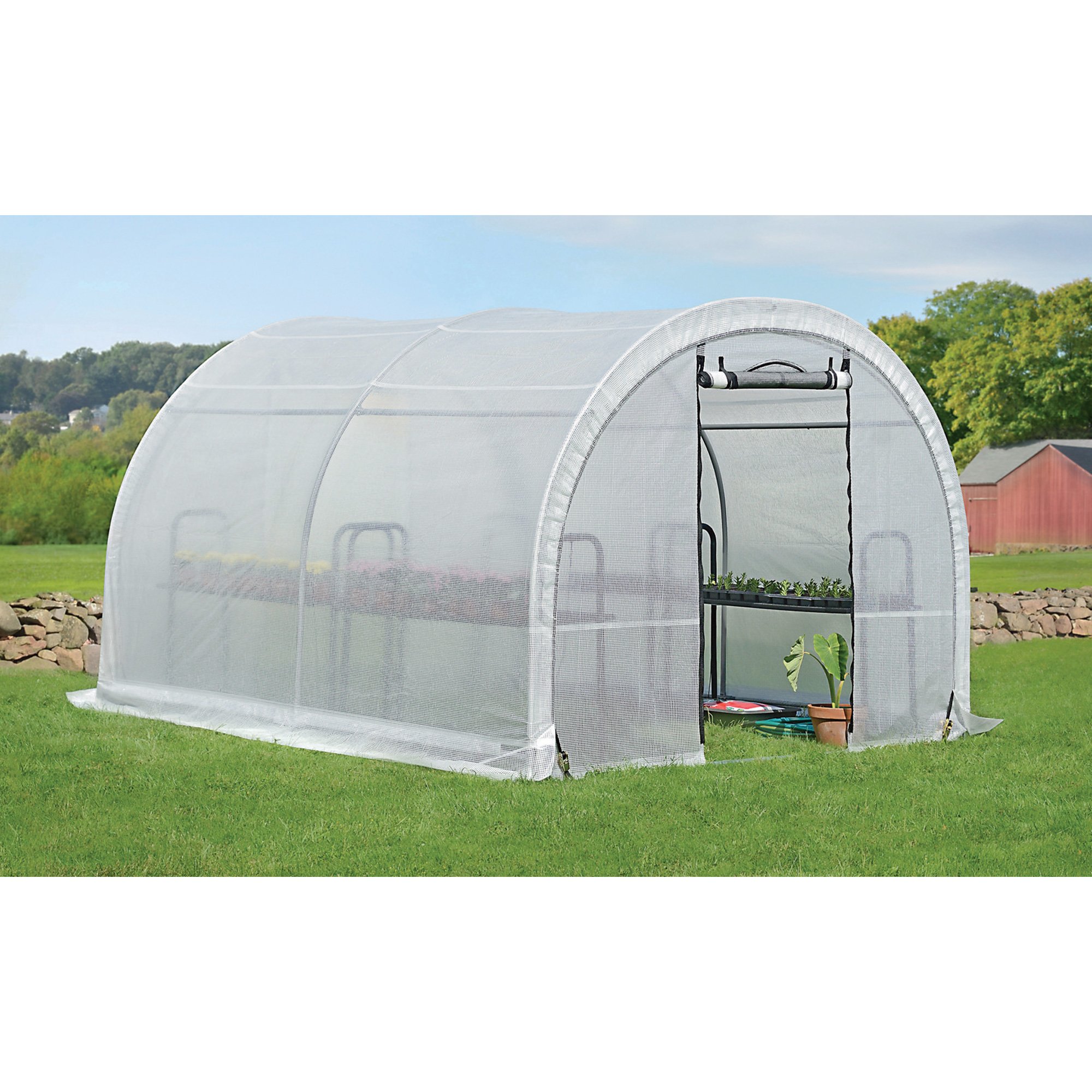 ShelterLogic GrowIT Organic Growers Pro RoundTop Greenhouse — 10ft.W x ...
