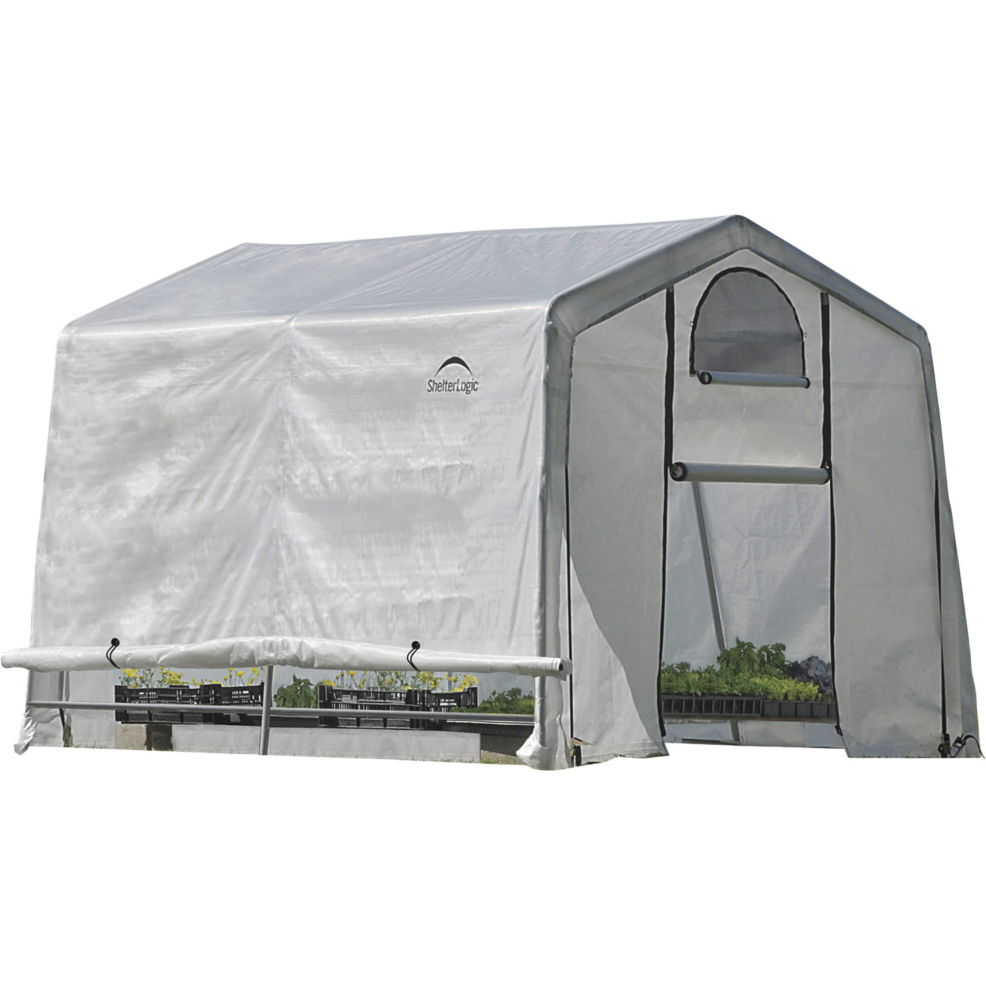 ShelterLogic GrowIT Greenhouse - 10ft.W x 10ft.L x 8ft.H, Steel Frame ...