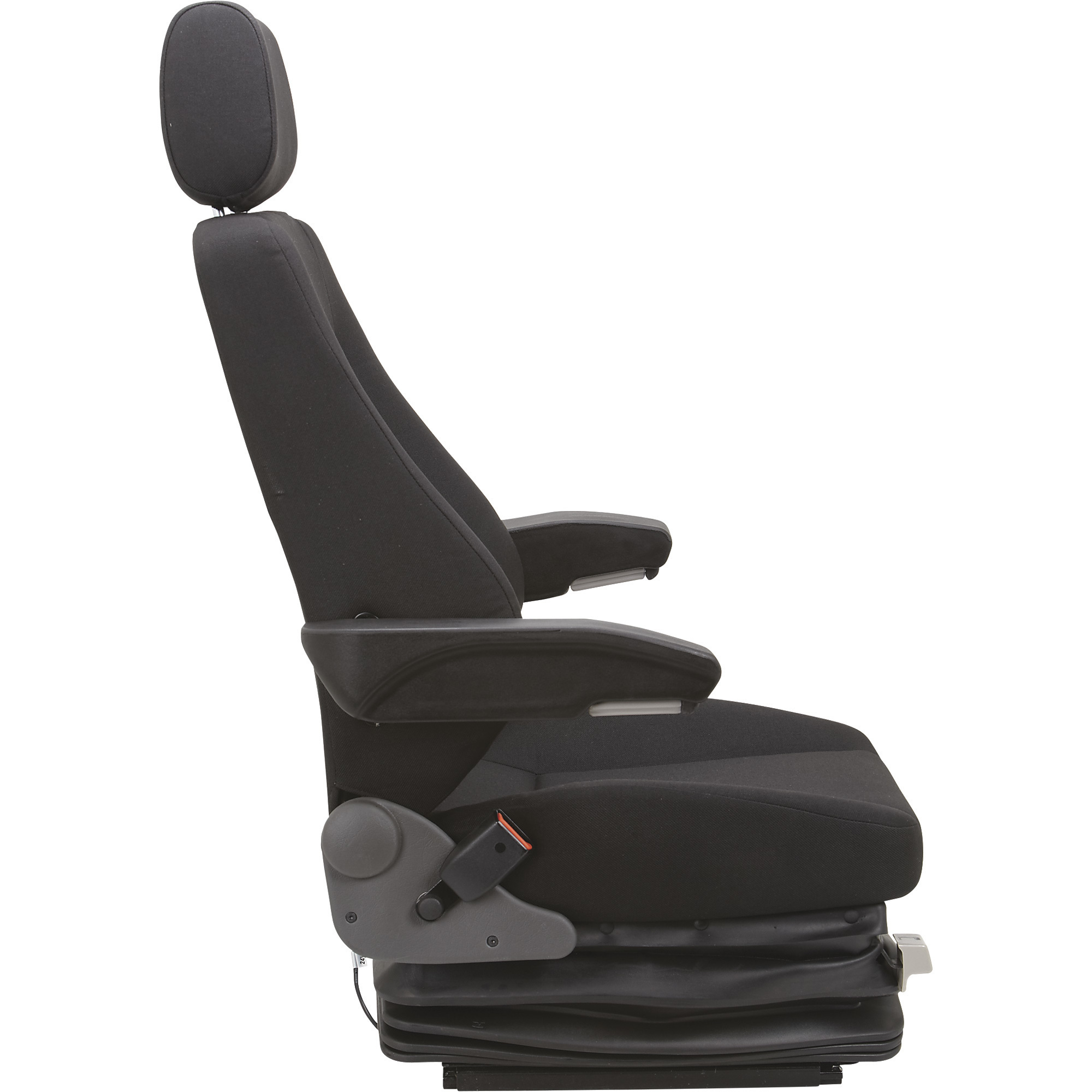 K & M Air Suspension Tractor Seat for Excavators, Black, Model# 8035 ...