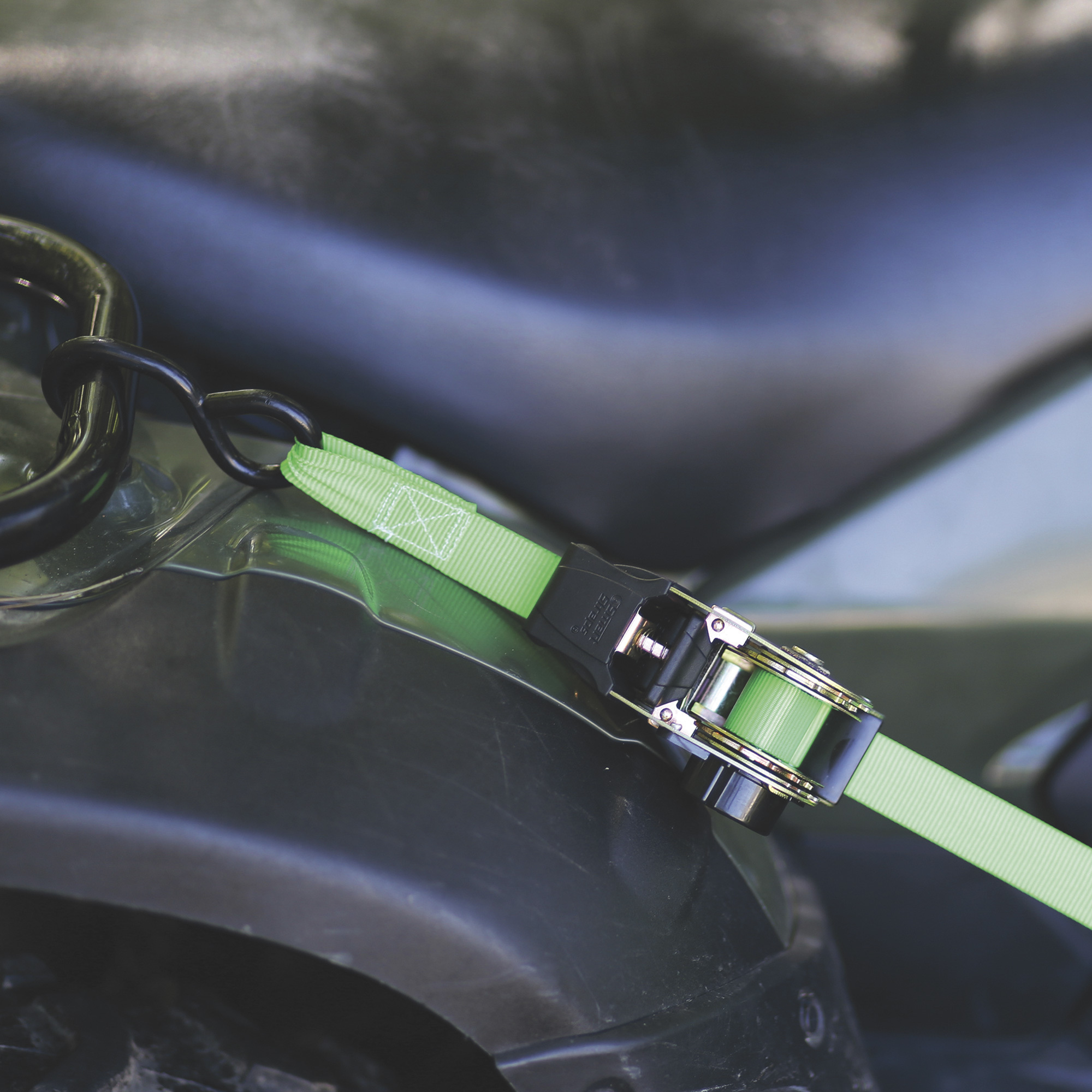 Smart Straps Retractable Ratchet Tie-Downs, 6ft.L, 1,500-Lb. Capacity ...