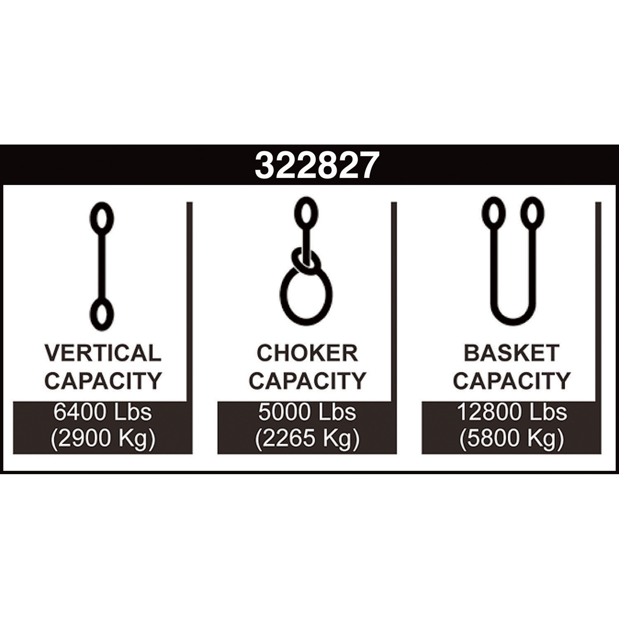 SmartStraps Web Sling, 6,400-Lb. Breaking Strength, 6ft. x 2in., Model ...