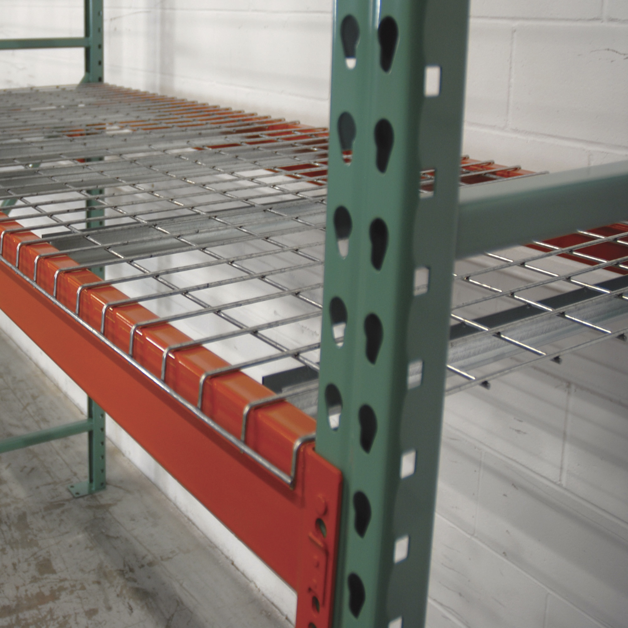 AK Industrial Teardrop Pallet Rack Frame, 48in.D x 96in.H, Model# AK ...