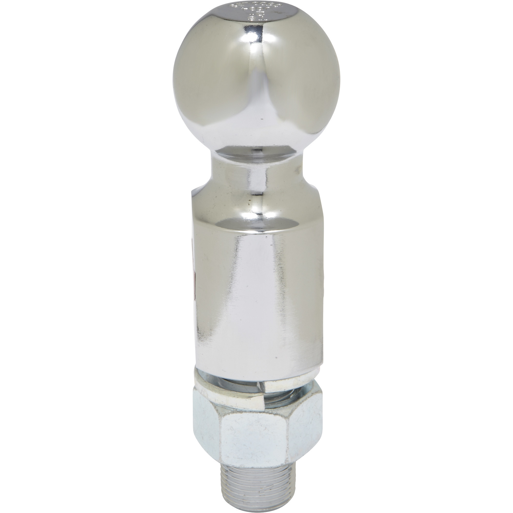 Ultra-Tow Chrome-Plated Hitch Ball, 2in. Ball, 1in. Dia. x 2-1/8in.L ...