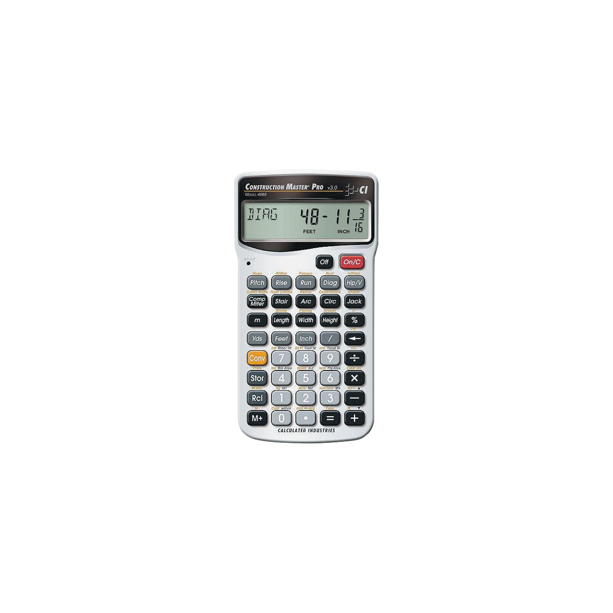 Calculated Industries Construction Master Pro Calculator | Northern Tool