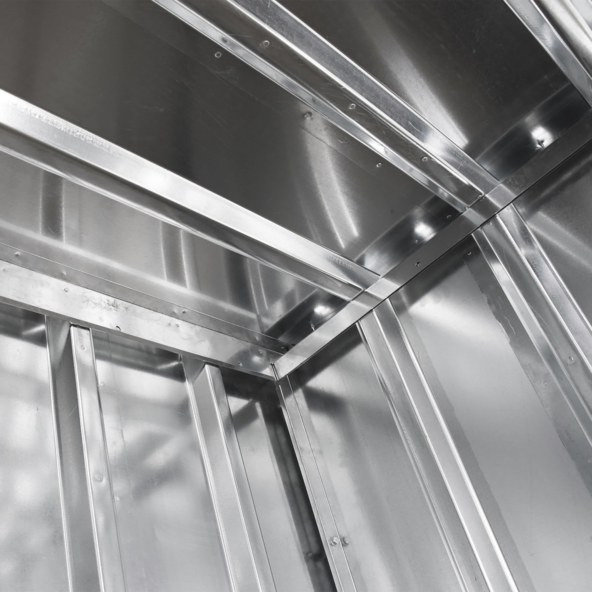 West Galvanized Storage Building Container Kit, 2,000-Lb. Capacity, 275 ...