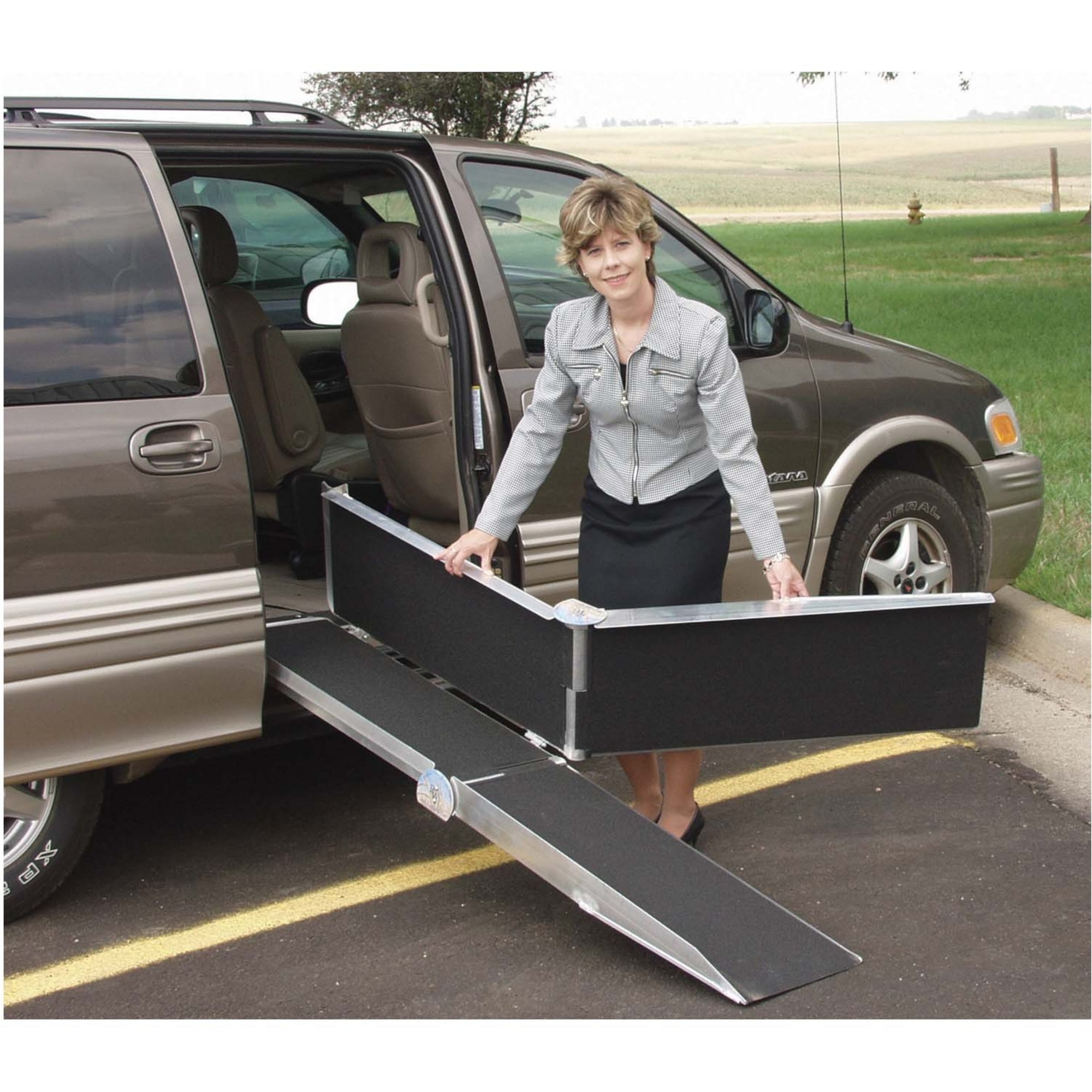 PVI Side Door Van Ramp — 7ft.L x 28in.W, Model# SDR728 | Northern Tool