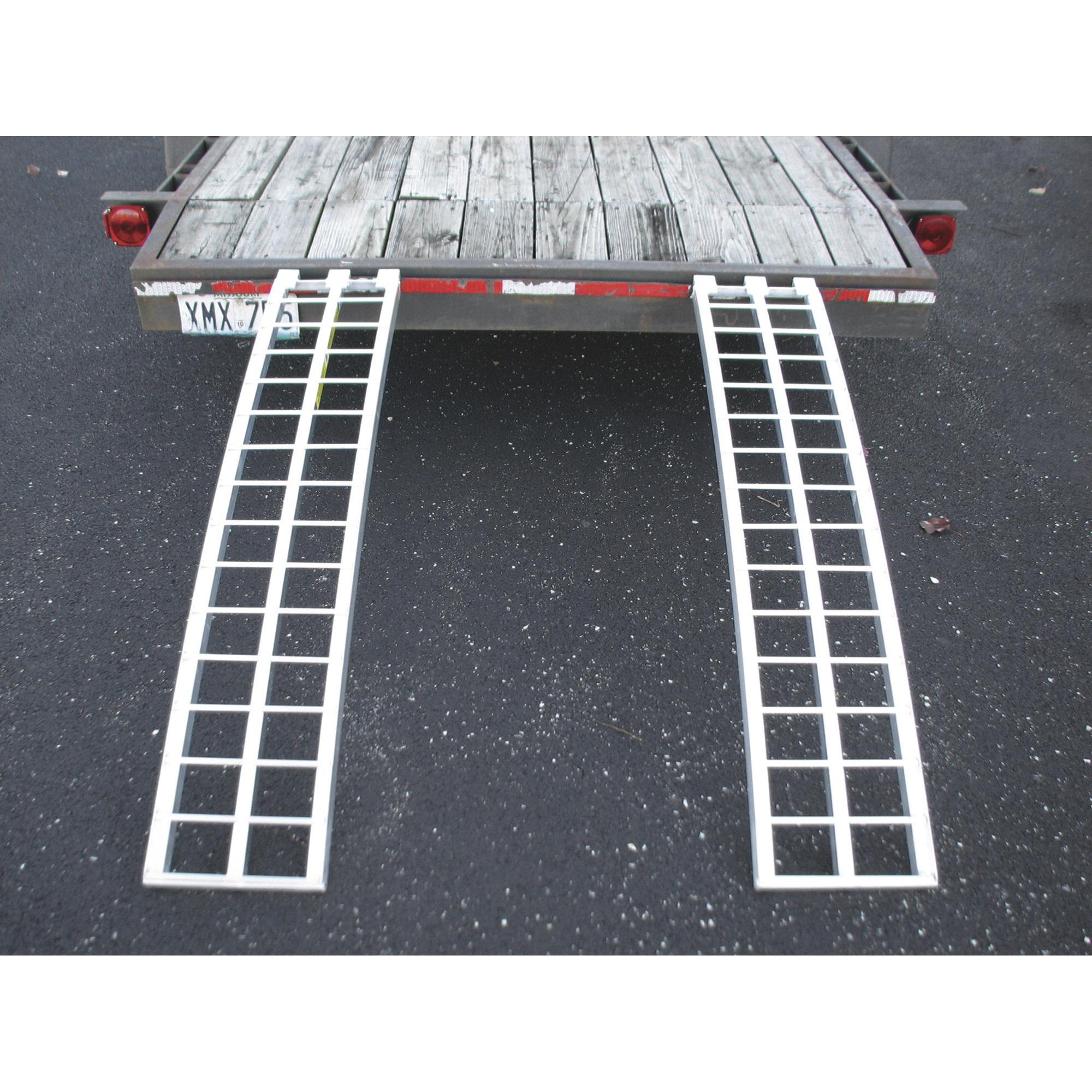 Five Star Non-Folding Aluminum Ramp Set, 5ft. L x 12 In. W, 2,500-Lb ...