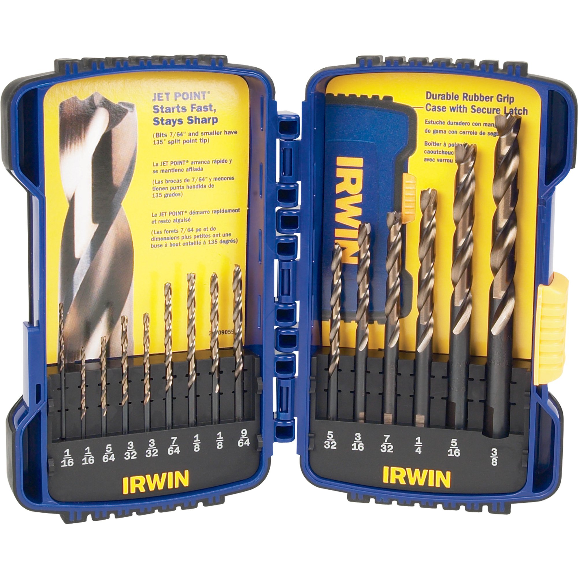 Irwin 15-Pc. Turbo Point™ Drill Bit Set, Model# 318015 | Northern Tool