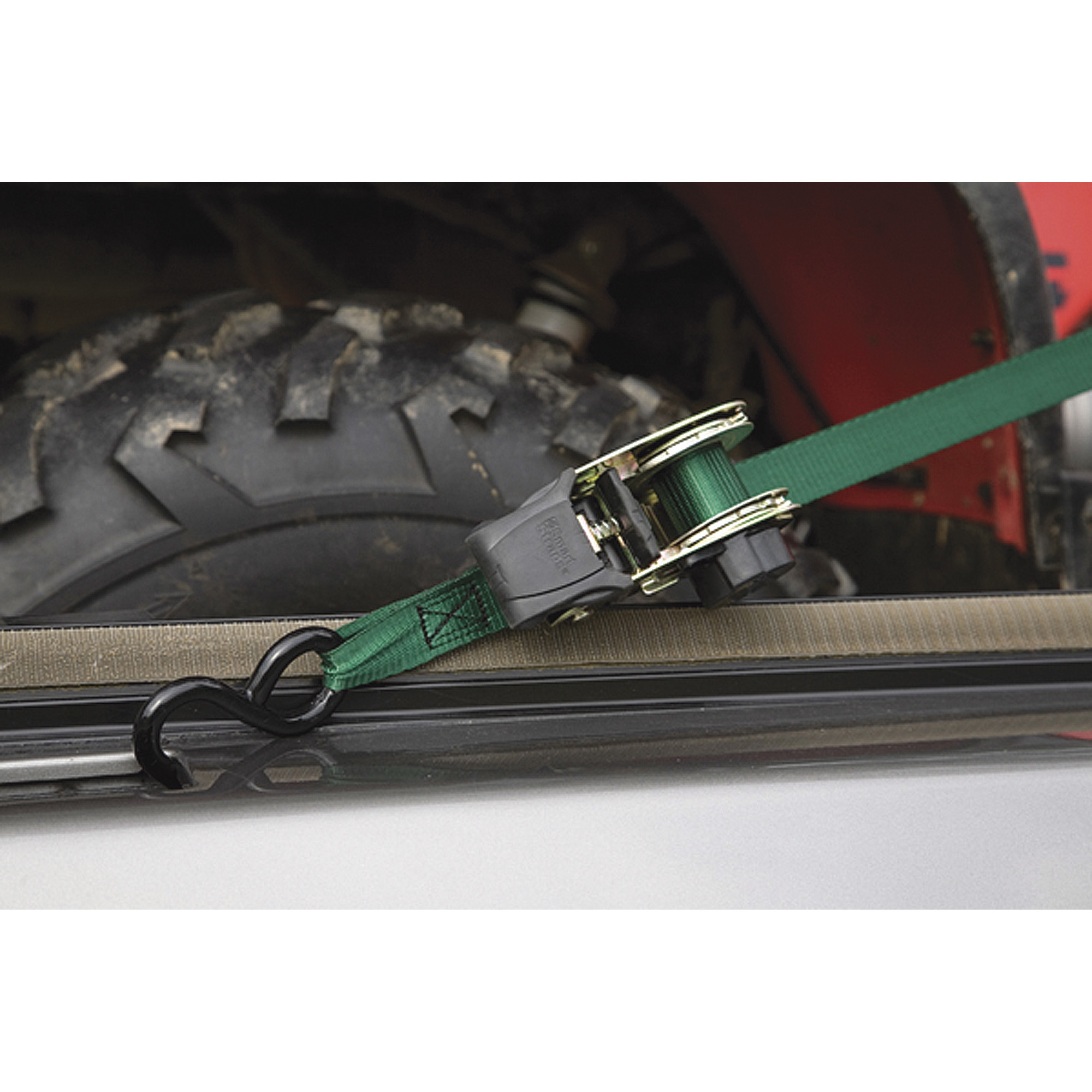 SmartStraps Padded Ratchet Tie-Downs, 1in. x 6ft. Each, 2 Pack, 1,500 ...