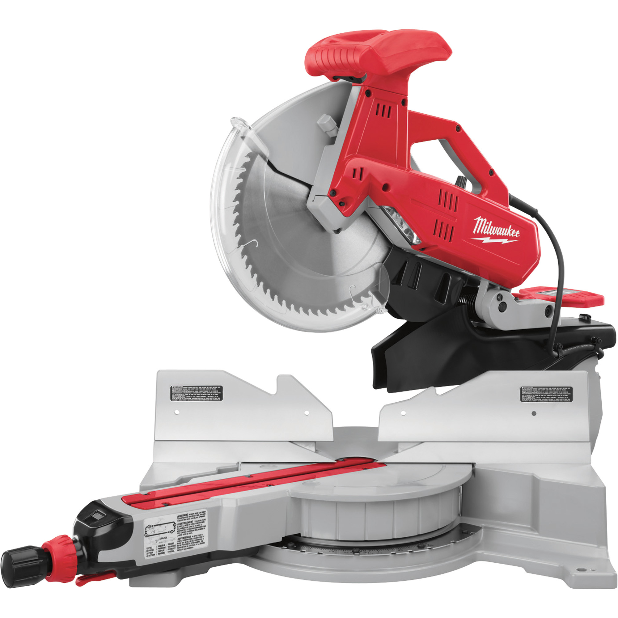 Milwaukee Dual-Bevel Sliding Compound Miter Saw, 15 Amp, 12in., Model ...