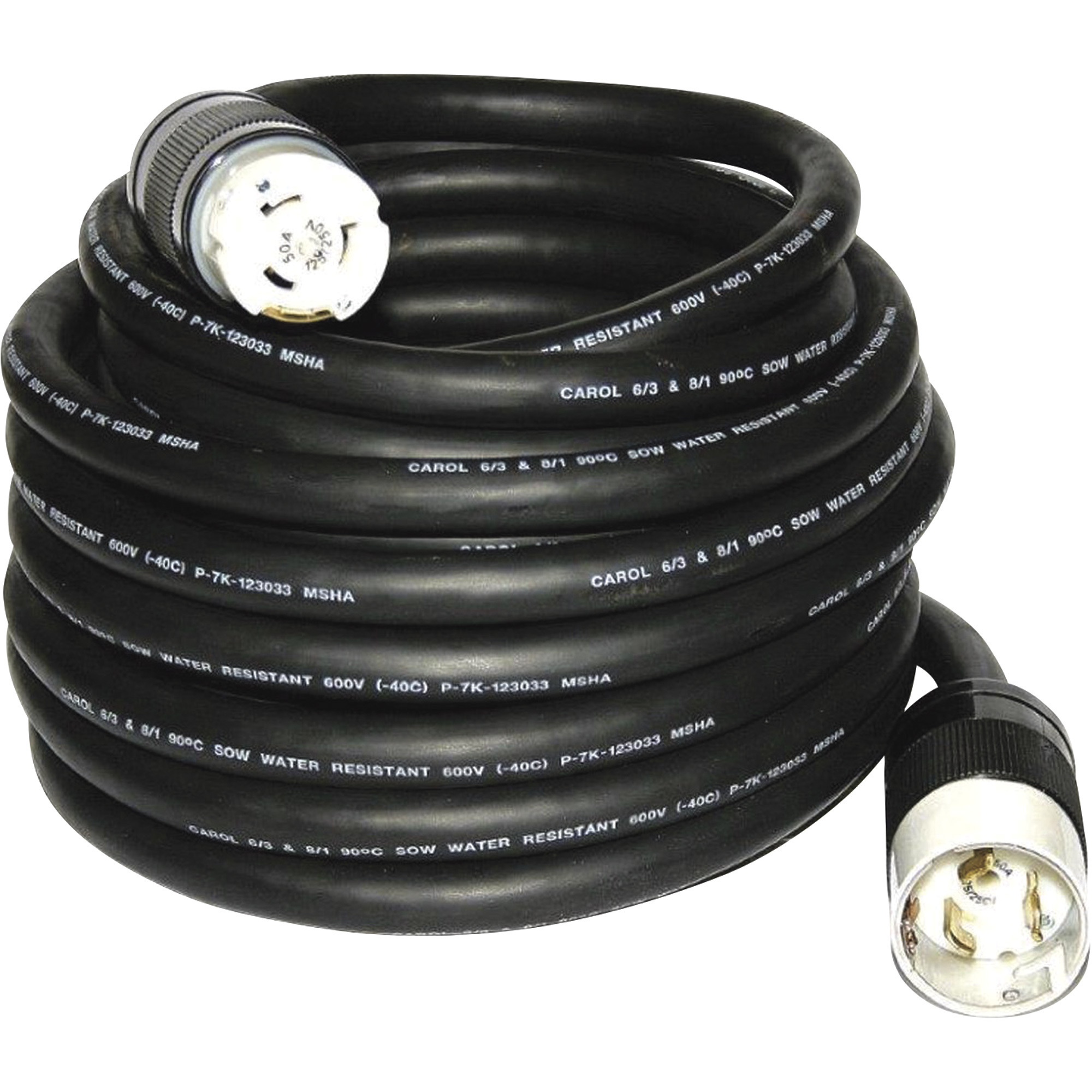 CEP All-Weather Generator Power Cord, 50 Amps, 125/250 Volts, 100ft.L ...
