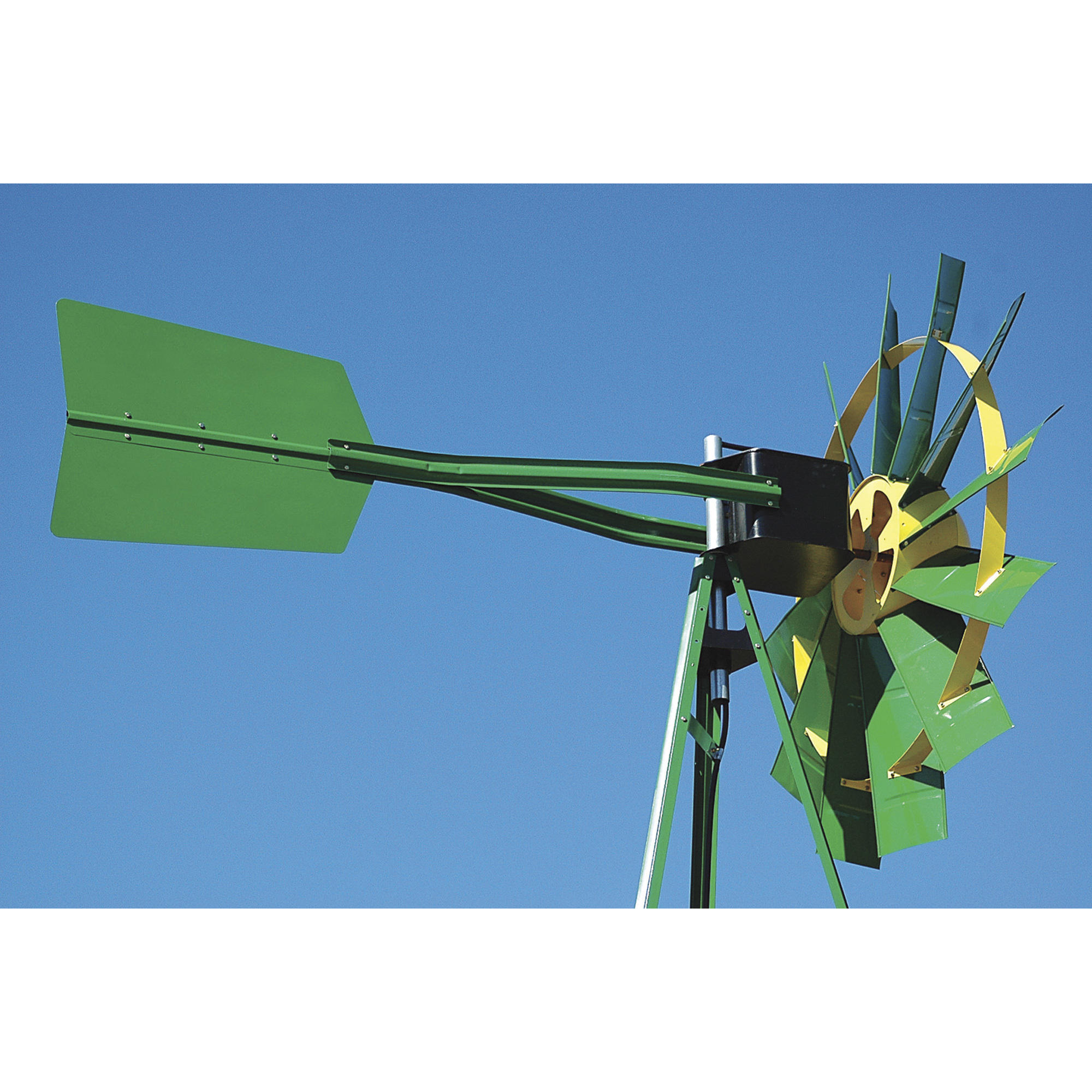 Outdoor Water Solutions Windmill Aerator, 20Ft., Green & Yellow, Model ...