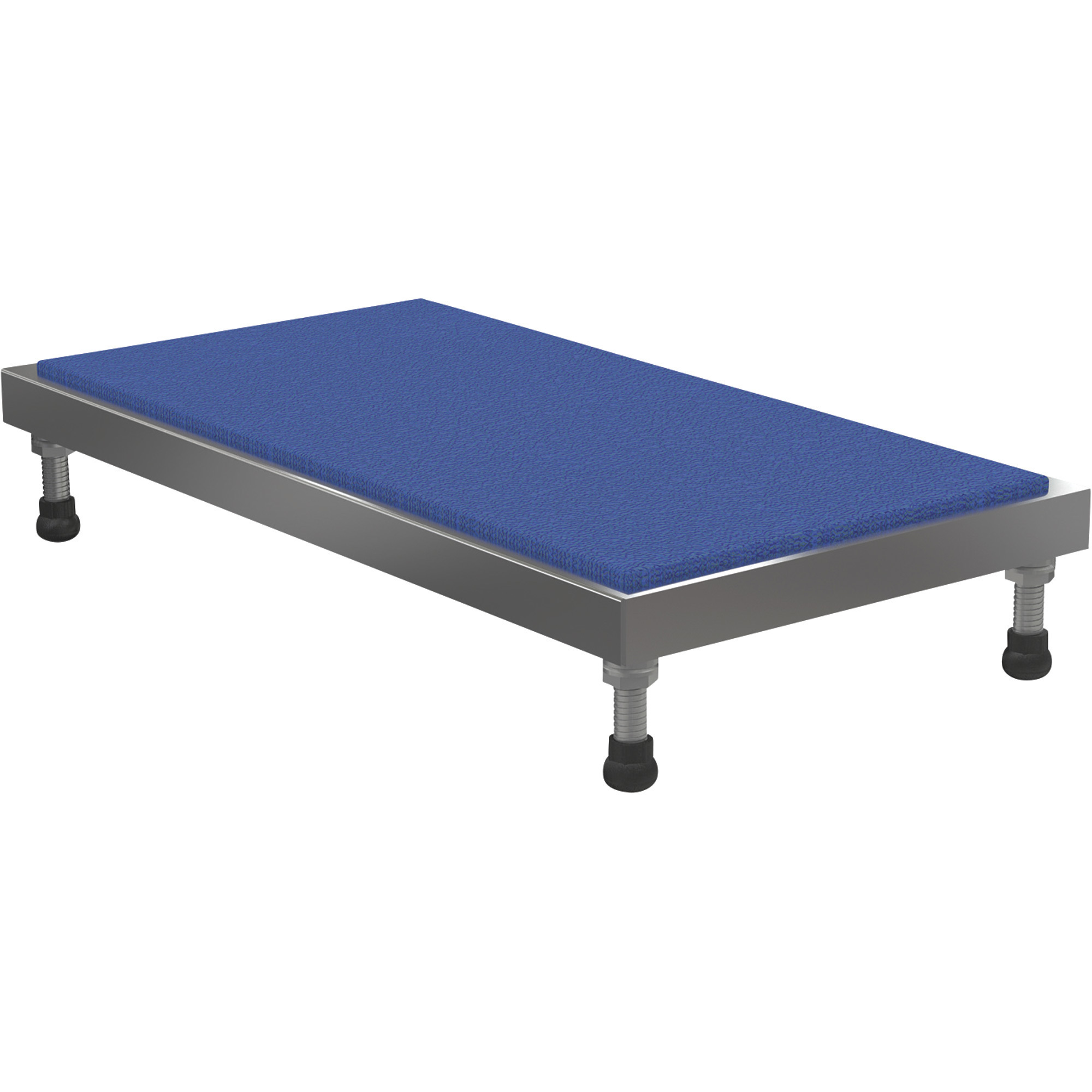 Vestil Adjustable Ergo-Mat Work-Mate Stand, 36in.W x 19in.D, Aluminum ...