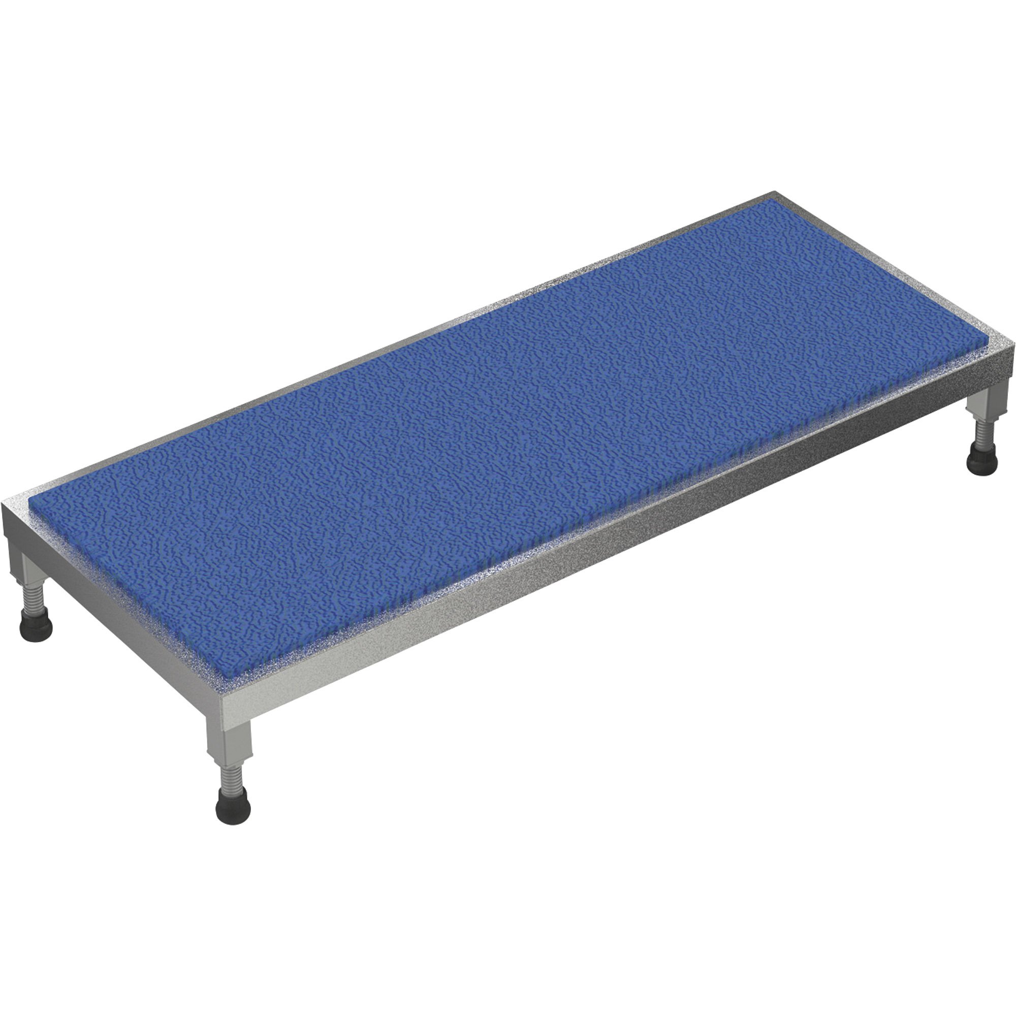 Vestil Adjustable Ergo-Mat Work-Mate Stand — 48in.W x 19in.D, Stainless ...